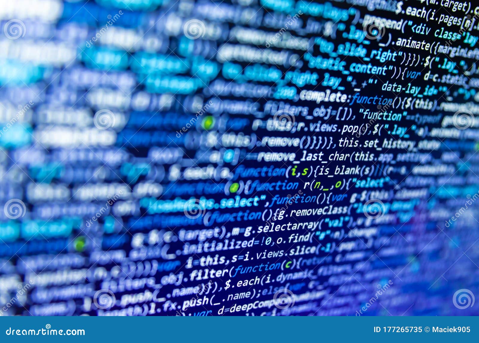 Computer Script Coding Source Code On Desktop Monitor Php Language And Coding Function 0165