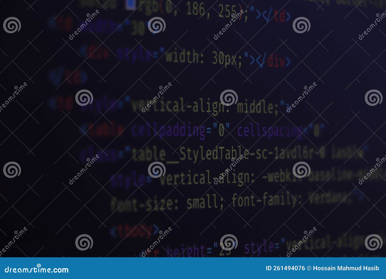 Computer Script Typing Work Programmer Typing New Lines Of Html Code