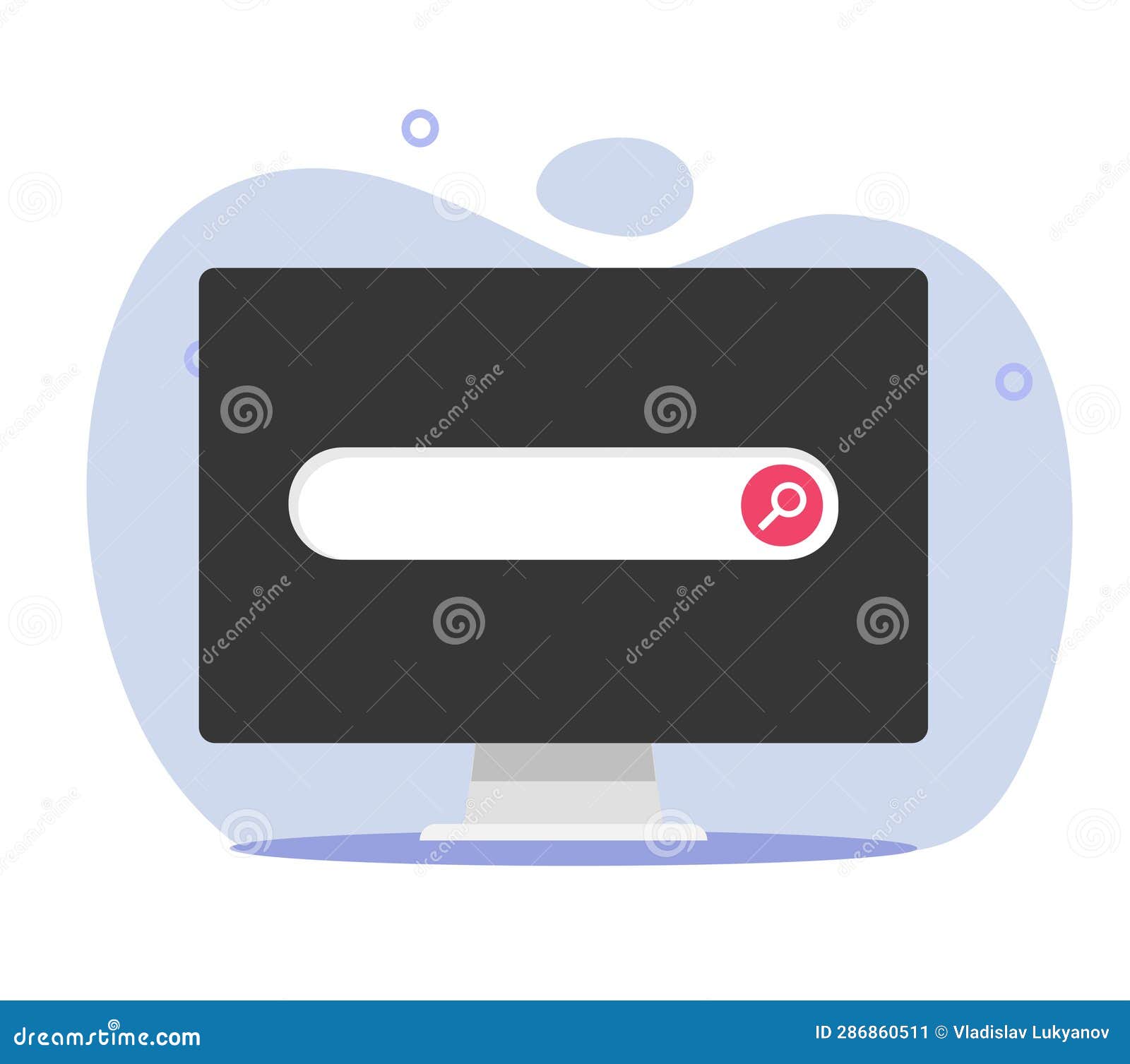 Computer Search Engine Web Site Icon Vector Graphic Illustration ...