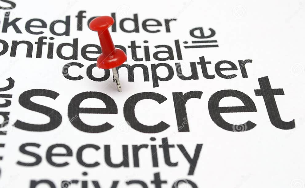 Computer secret security stock photo. Image of network - 177158870
