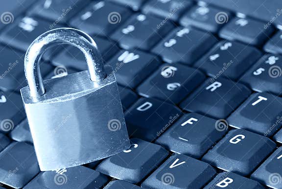 Computer security stock image. Image of charge, macro - 9376511