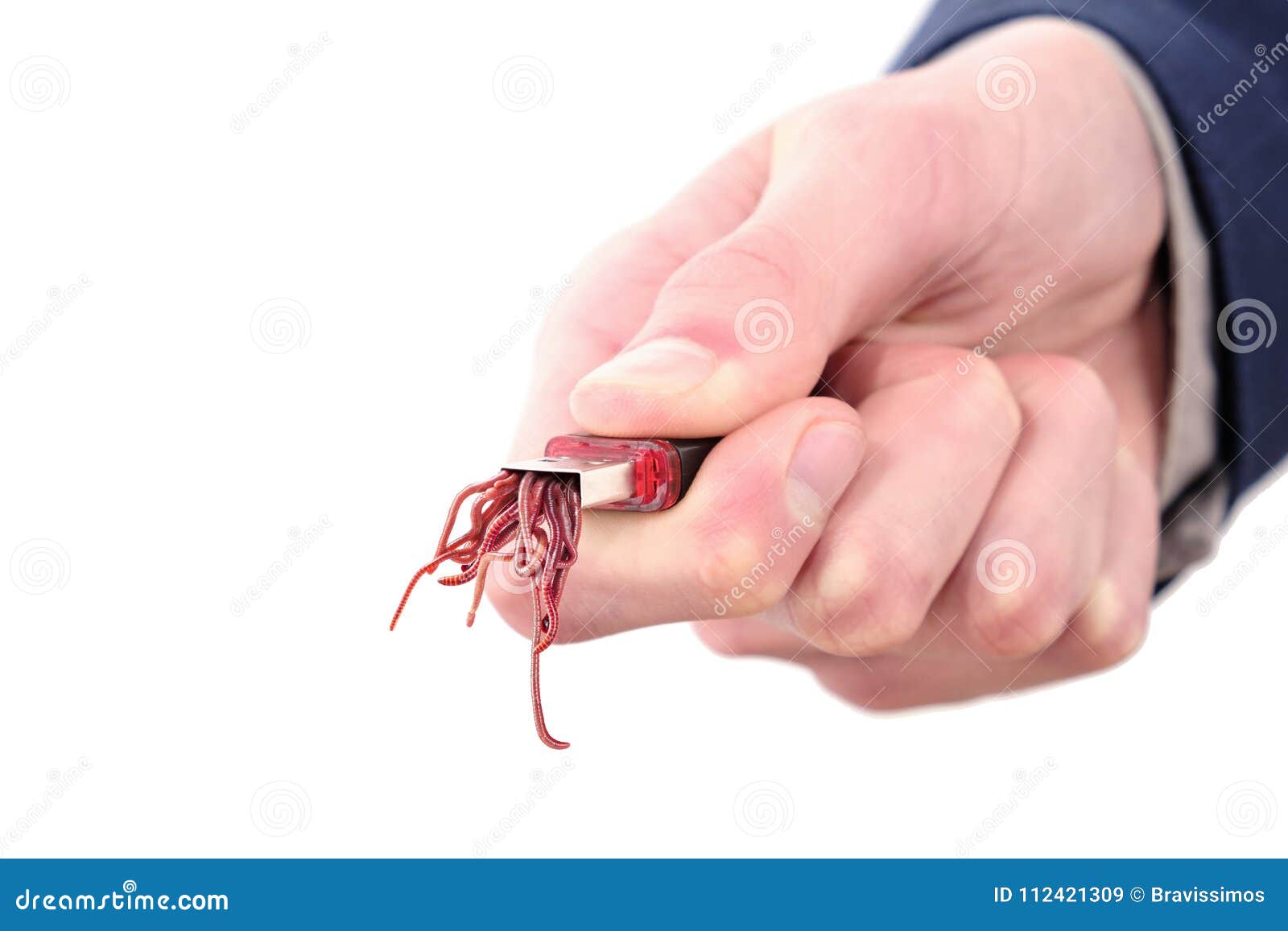 Computer Security Breach Due To Worm Attack from USB Flash Drive Pc ...