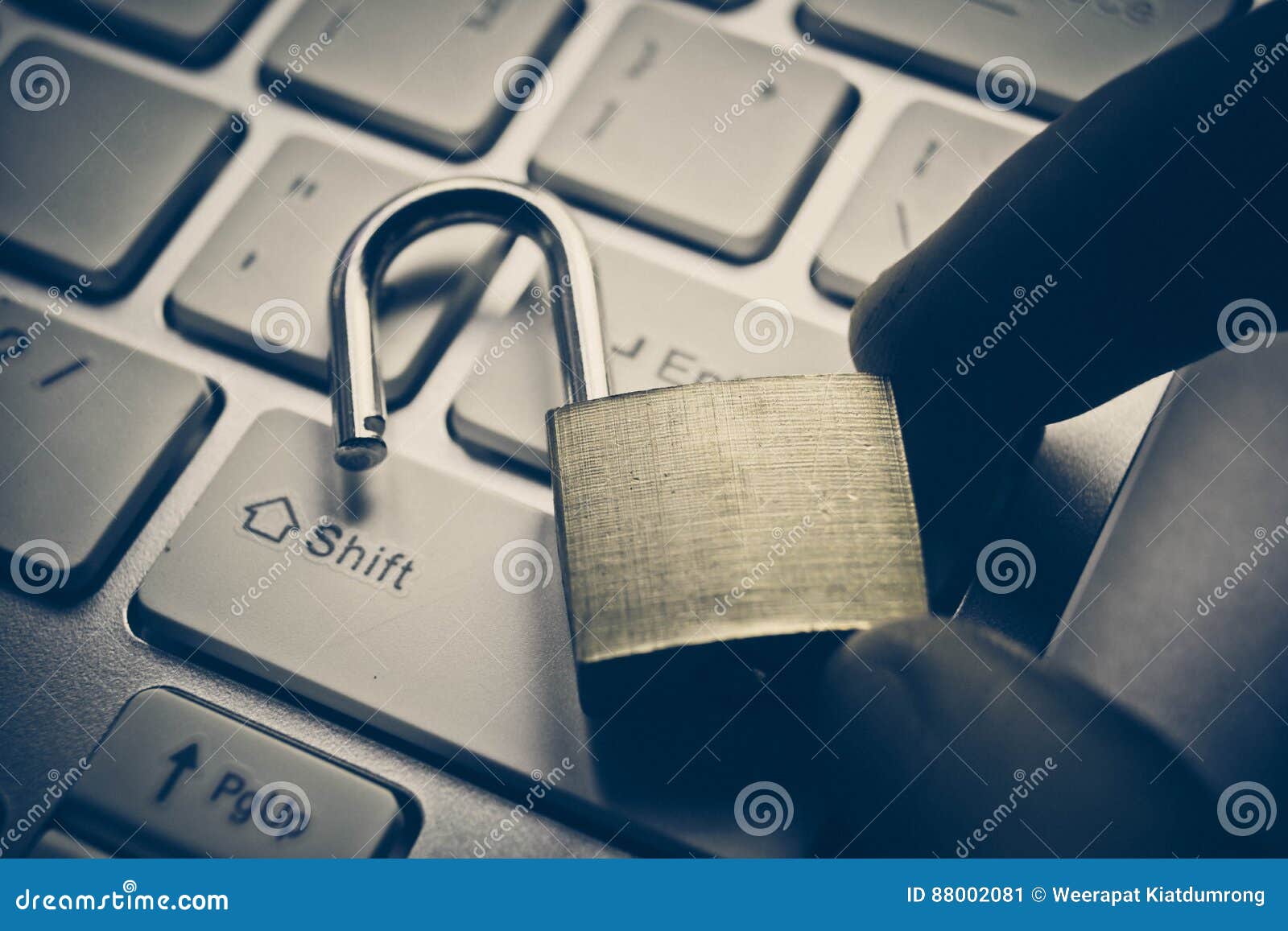 Computer security breach stock image. Image of lock, network - 88002081