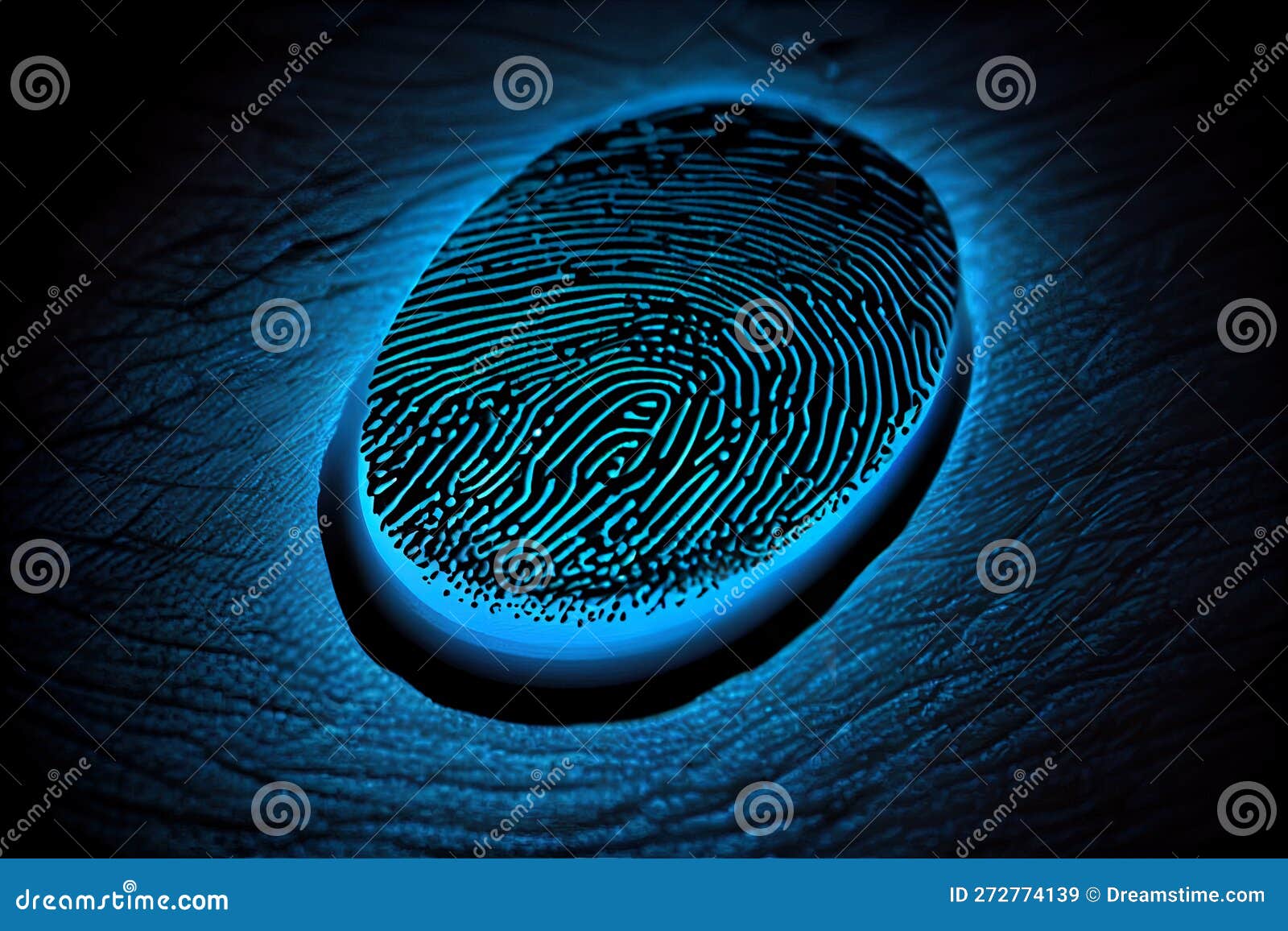 Digital biometrics concept stock illustration. Illustration of glass ...