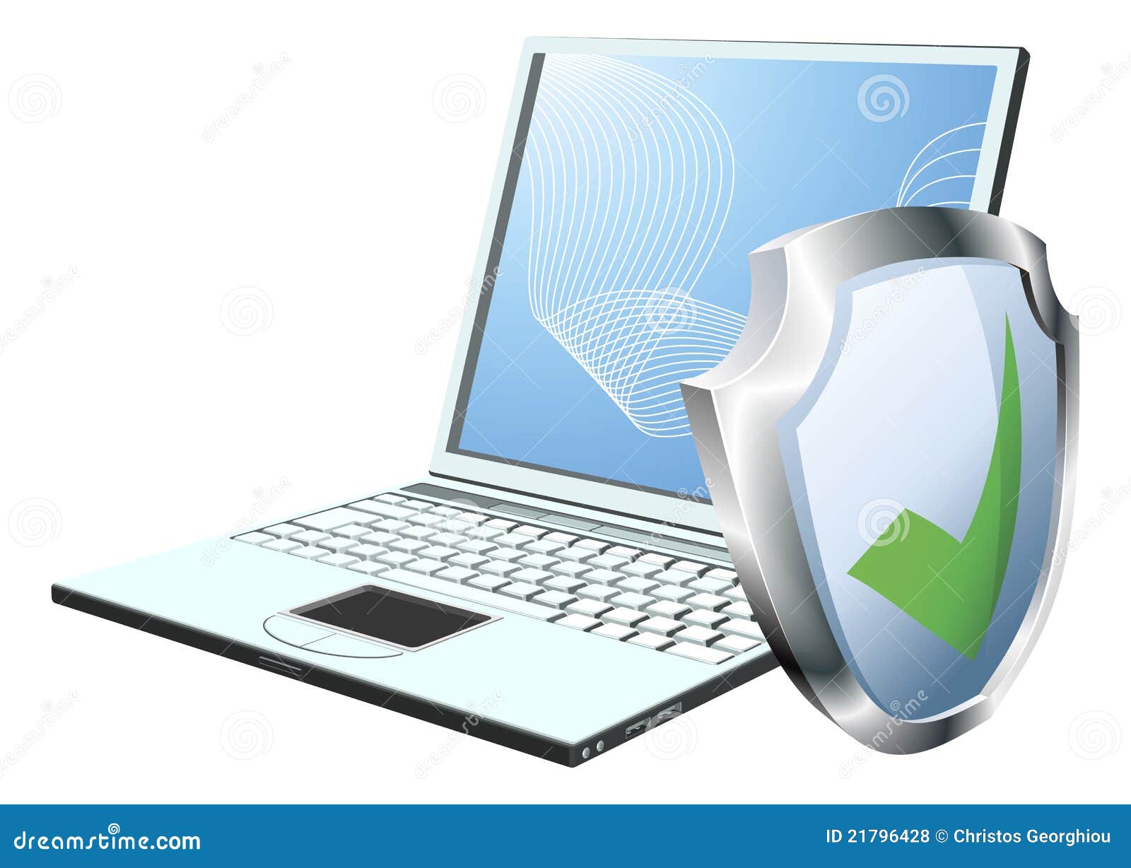 Computer security concept stock vector. Illustration of data - 21796428