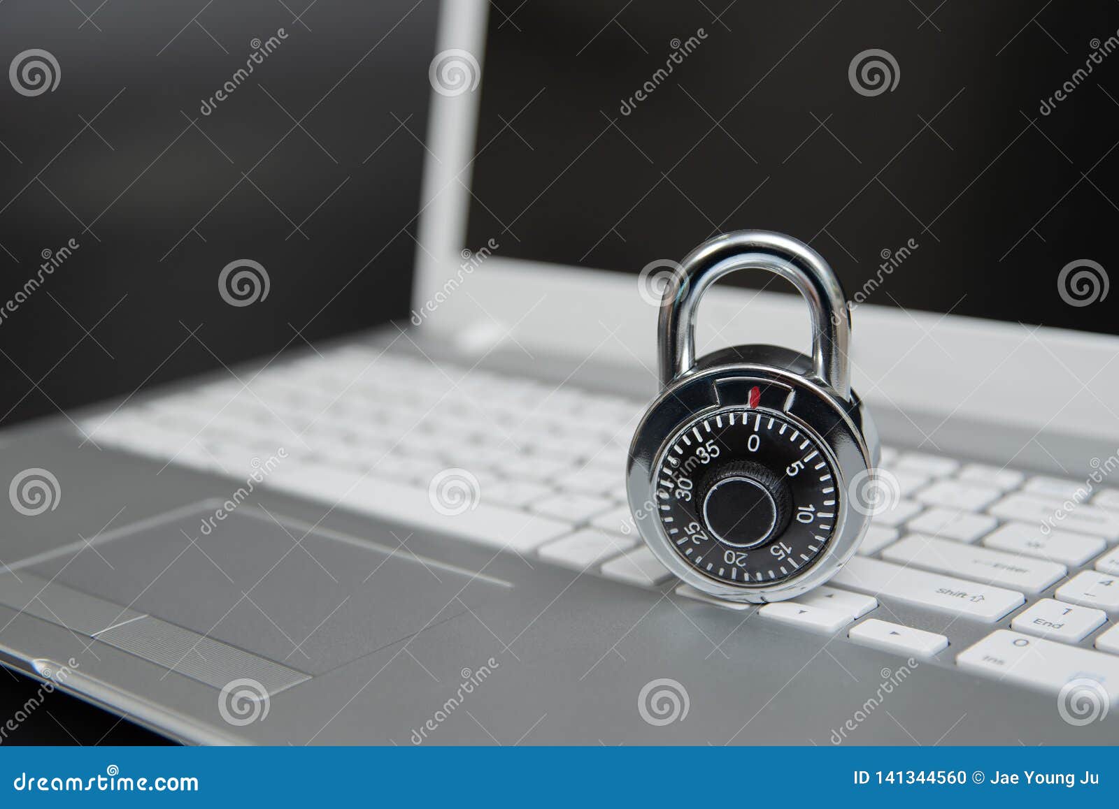 Computer Security Concept, Padlock on Laptop Keyboard. Stock Photo ... Computer Security Concept, Padlock on Laptop Keyboard. Stock Photo ...