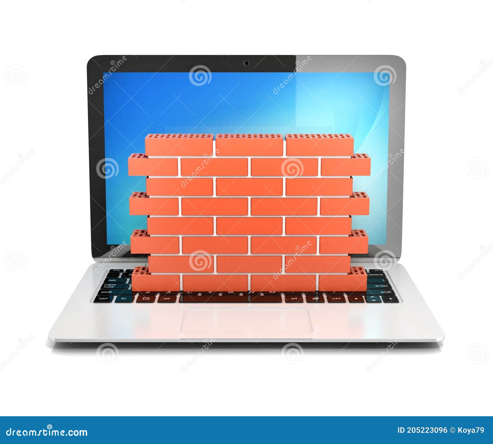 Firewall, Brick Wall Icon. Element Of Color Construction Icon. Premium ...