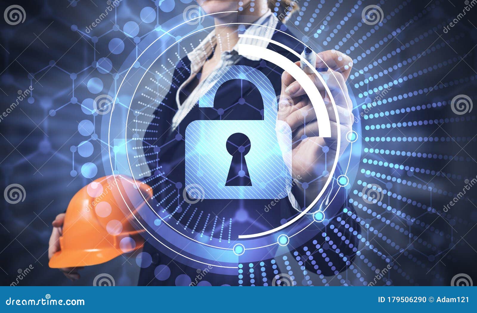 Computer Security and Information Technology Stock Photo - Image of ...