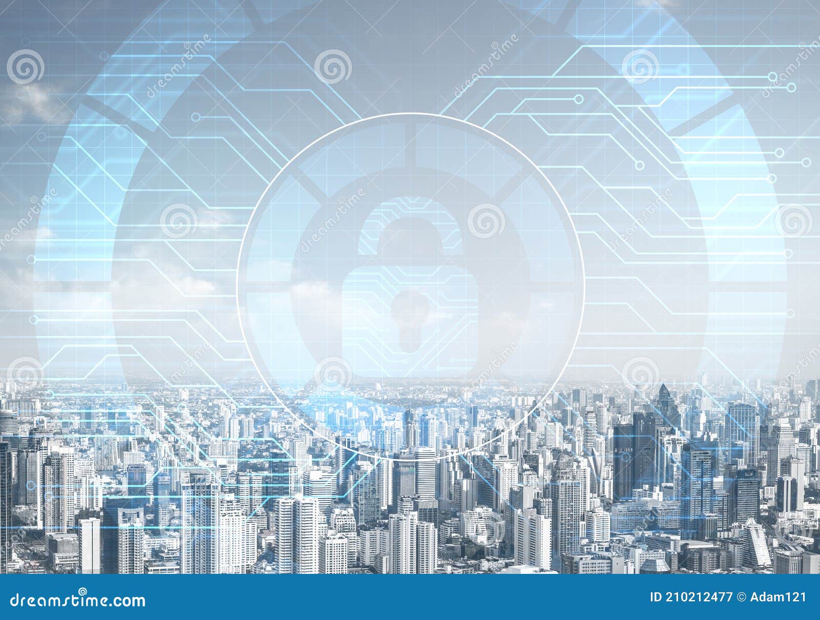 Computer Security and Information Technology Stock Image - Image of ...