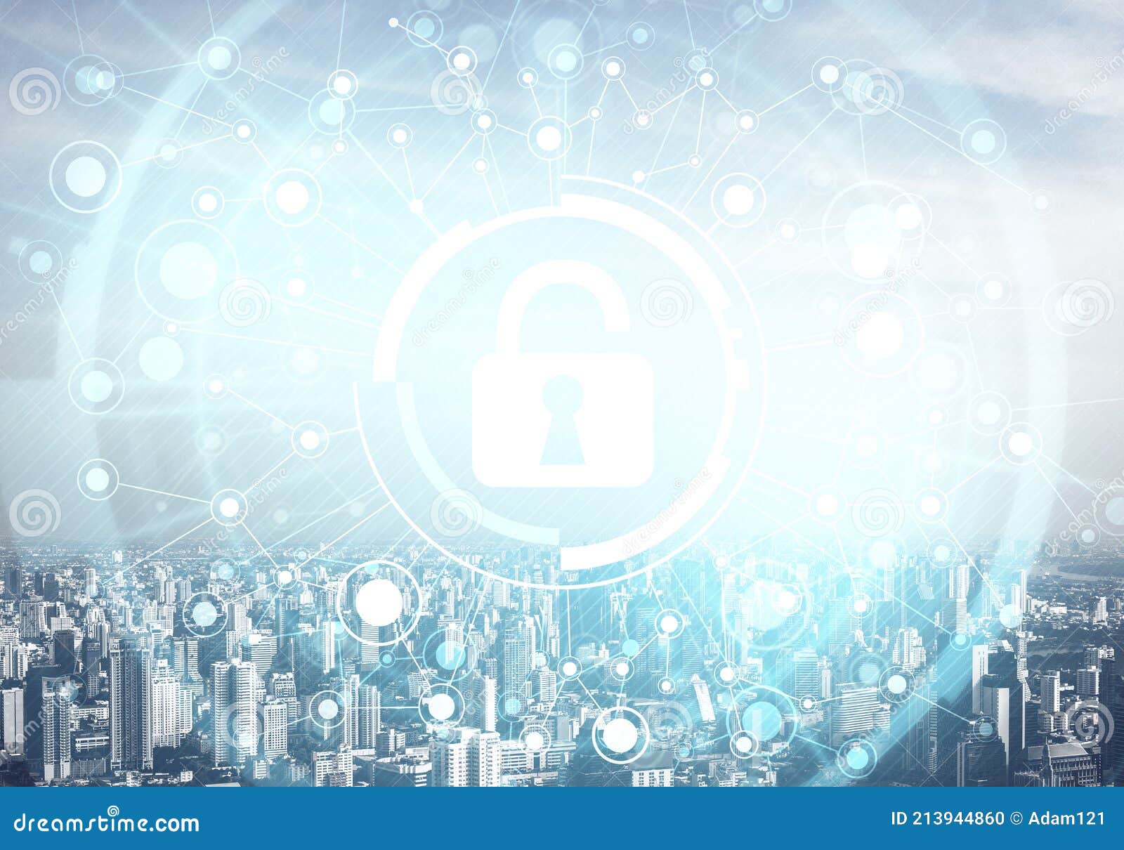 Computer Security and Information Technology Stock Illustration ...