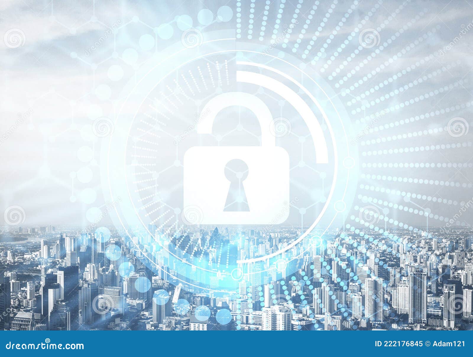 Computer Security and Information Technology Stock Image - Image of ...