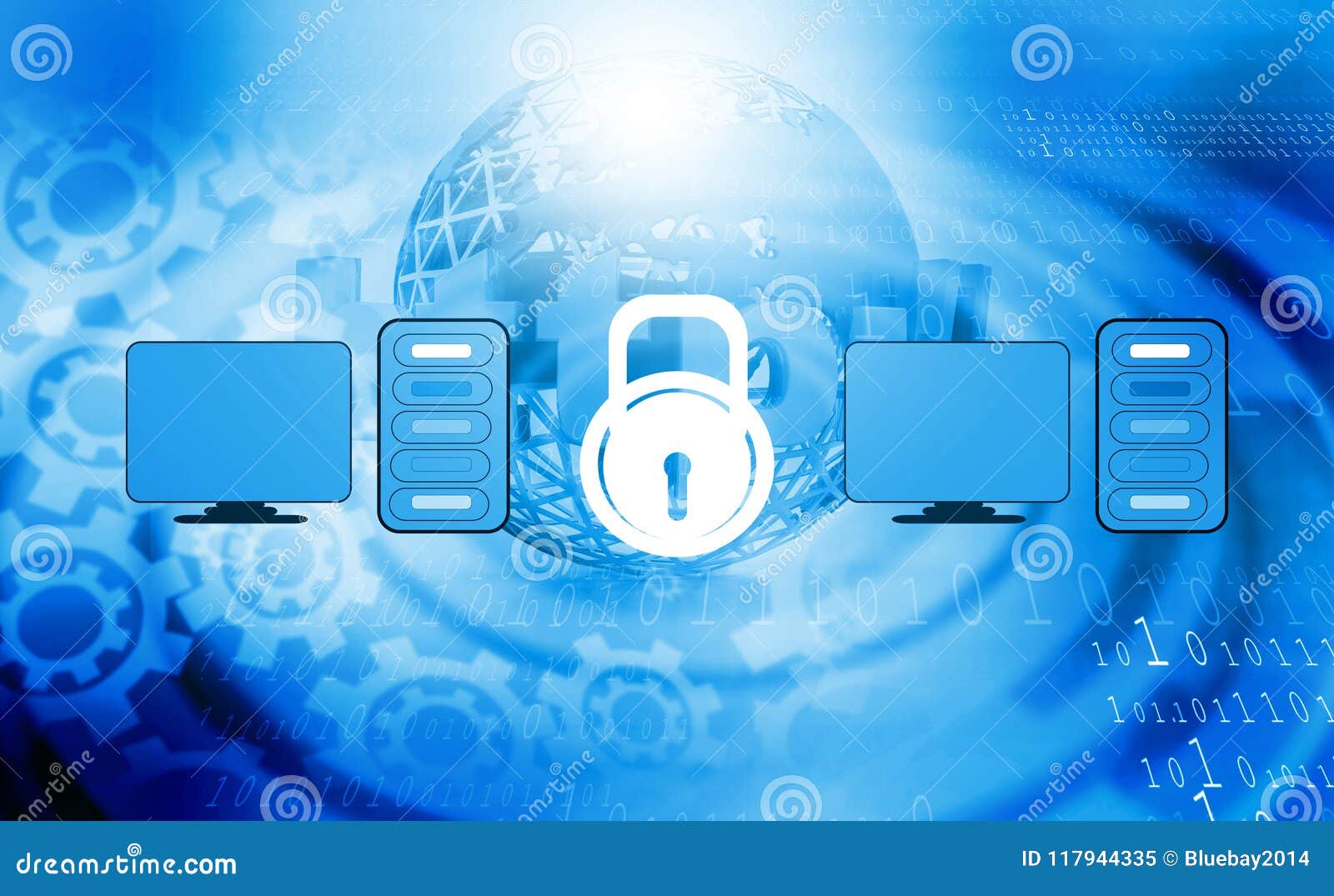 Computer Security or Safety Concept Stock Image - Image of data, guard ...