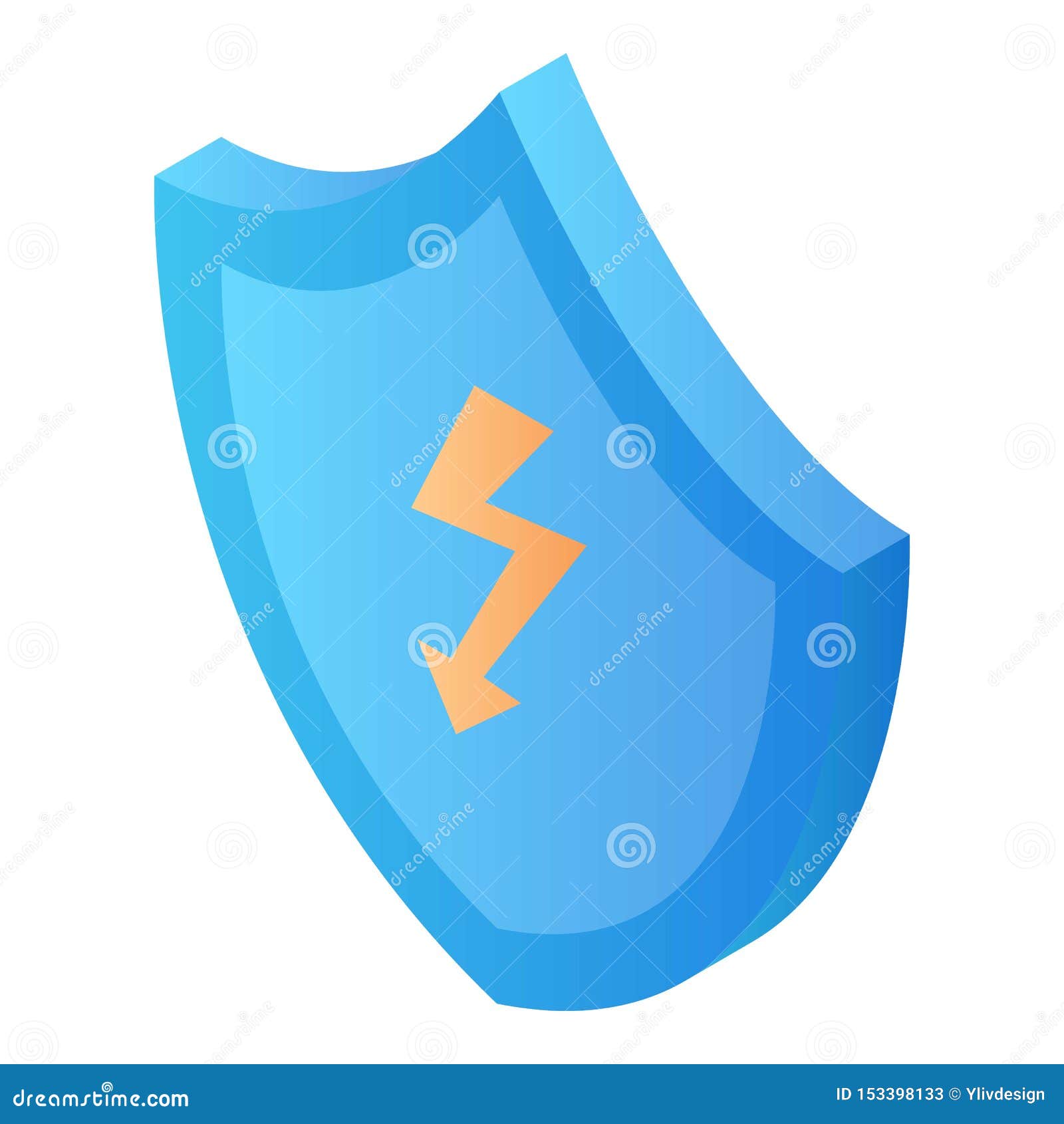 Computer Security Symbol Icon, Isometric Style Stock Vector ...