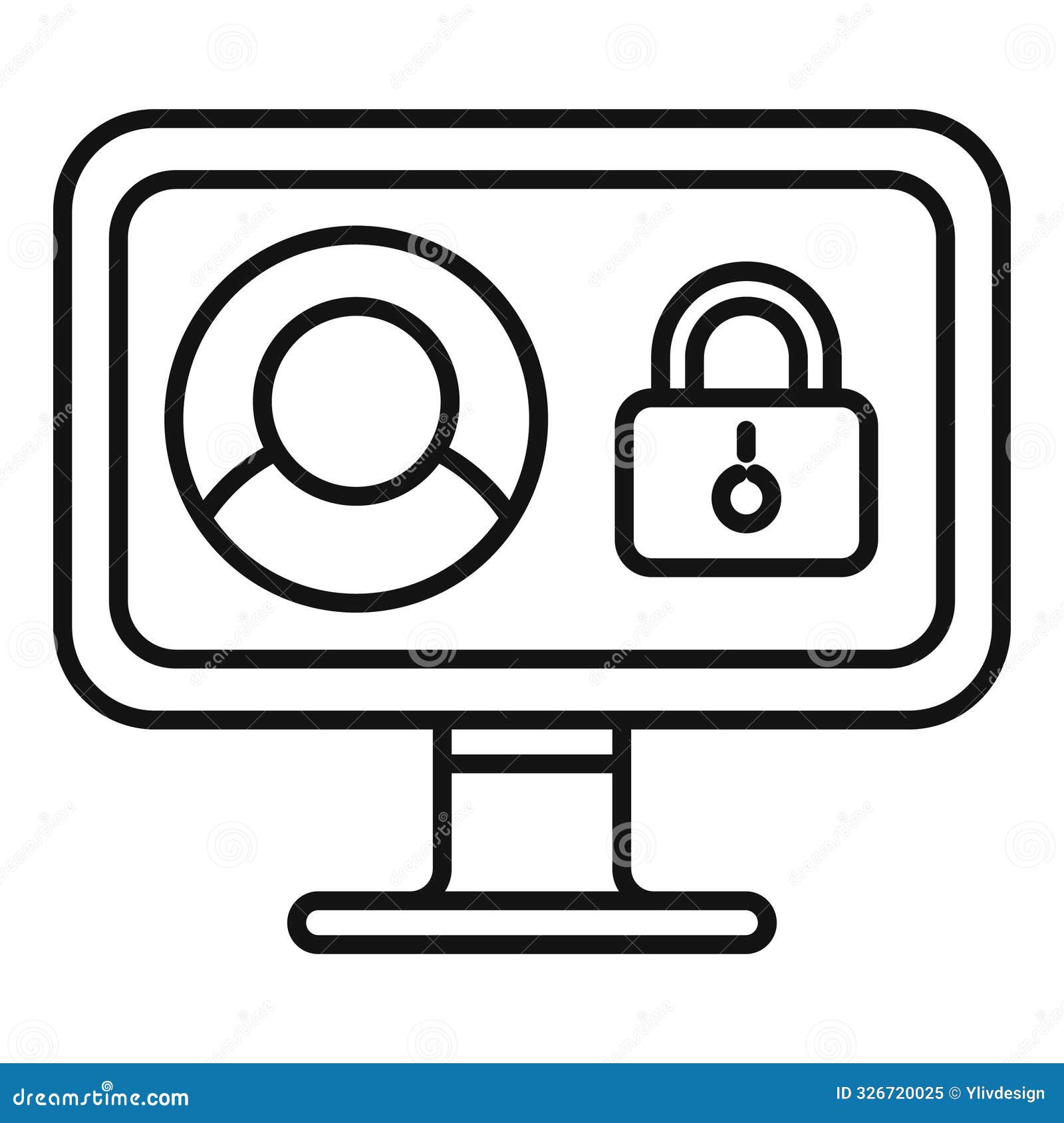 Computer Security System Displaying User Account Being Locked Stock ...