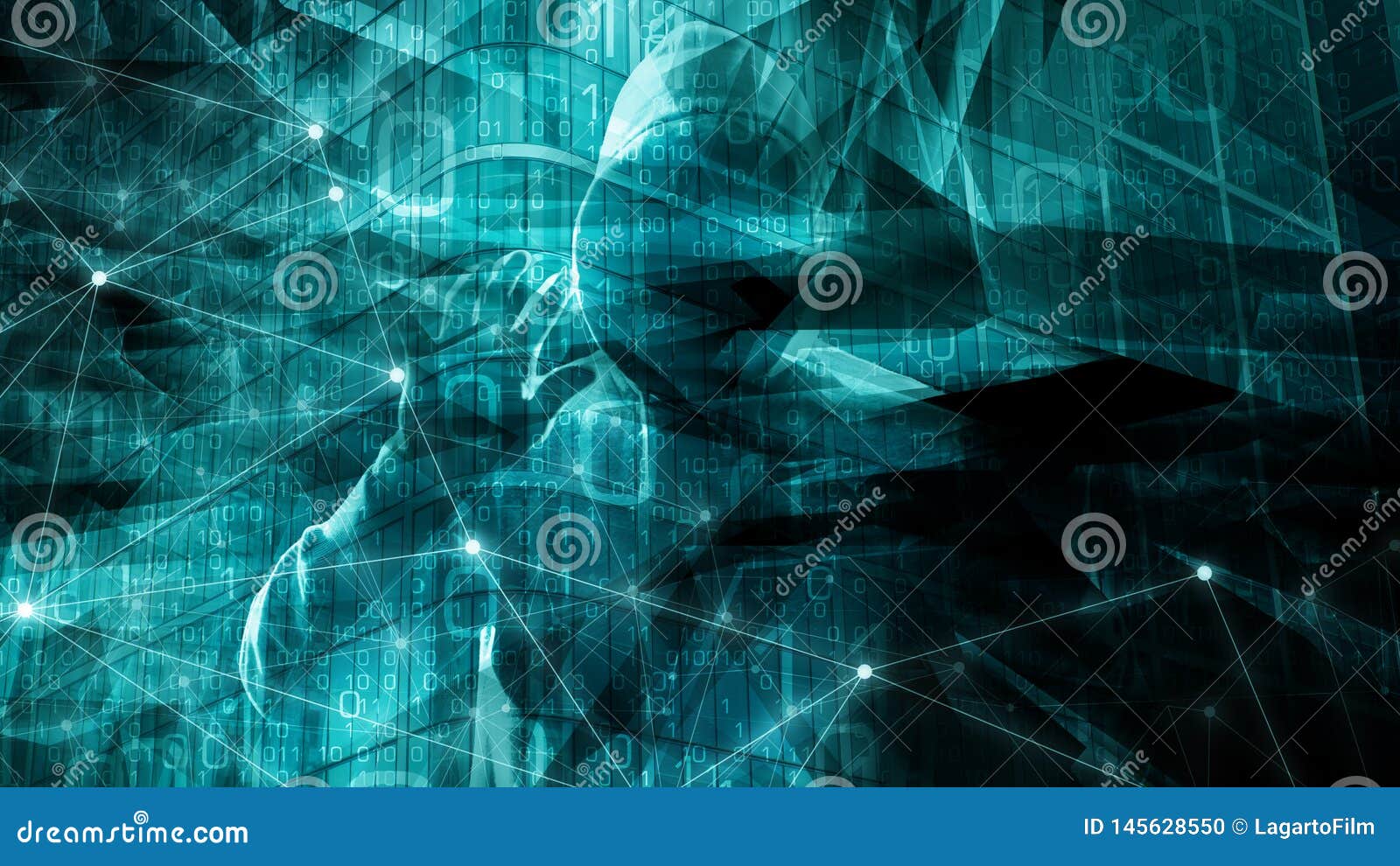 Computer Security System Robot With Human Face Hacking Computer Science Abstraction Numbers