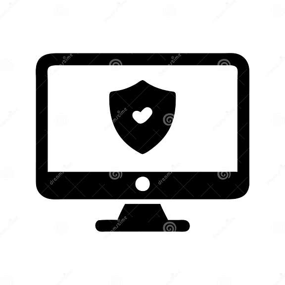 Computer Security Vector with Shield and Checkmark for Data Protection ...