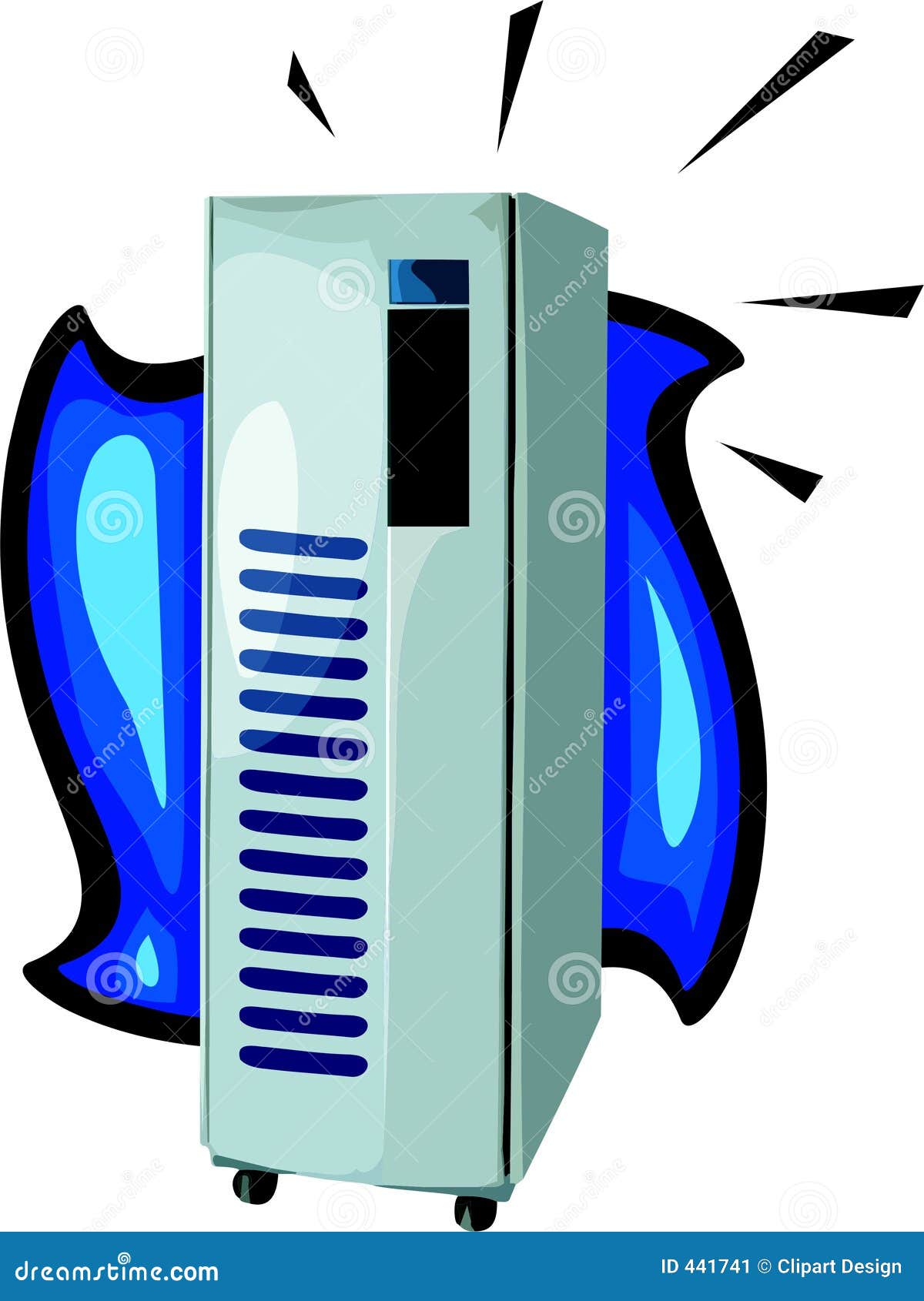 Computer server stock illustration. Illustration of clipart - 441741