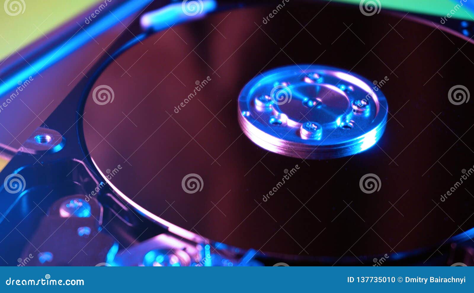 Computer or Server Close Up Hard Drive Storage Stock Photo - Image of ...