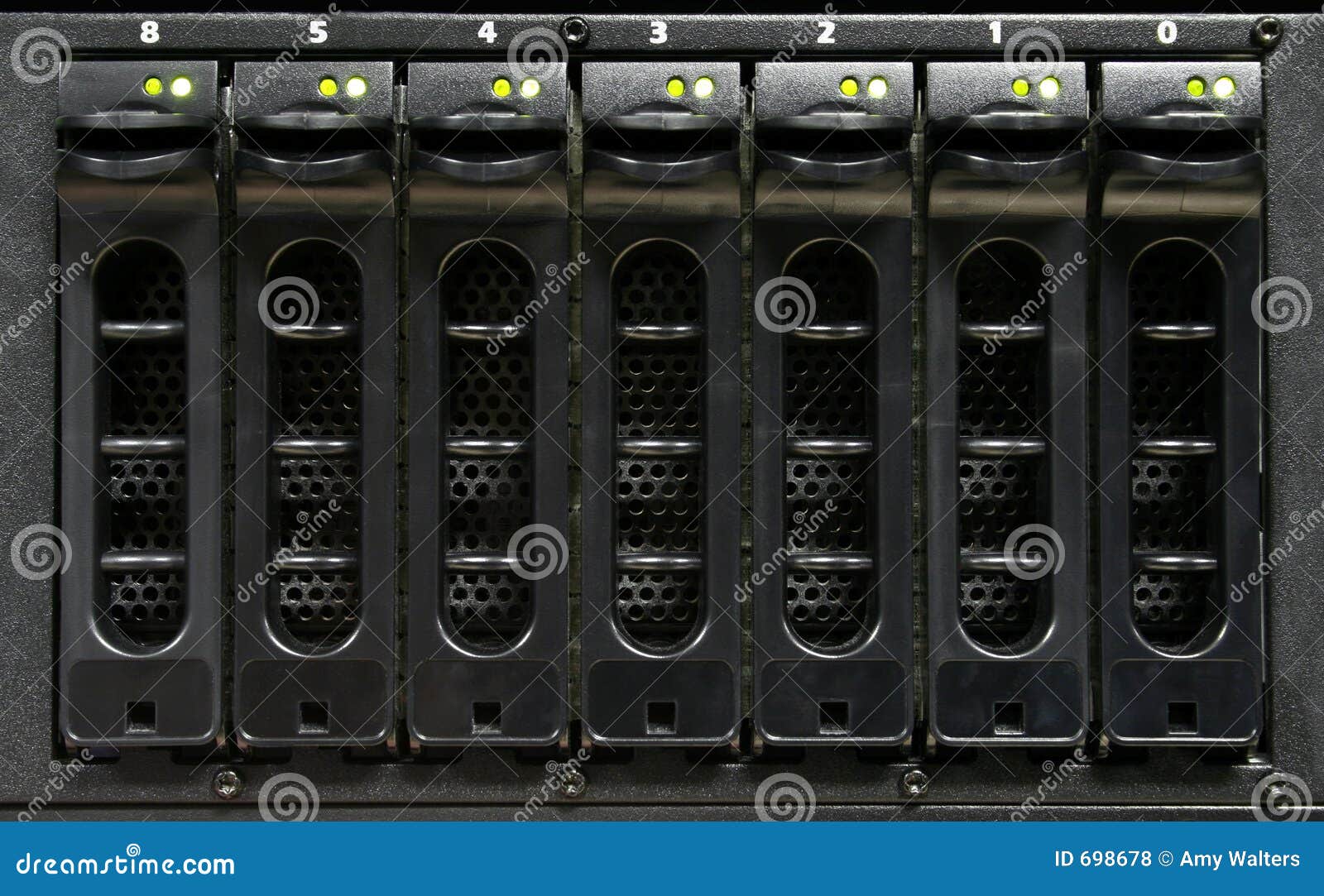 Computer/Server Hard Drives Stock Photo - Image of hard, unix: 698678