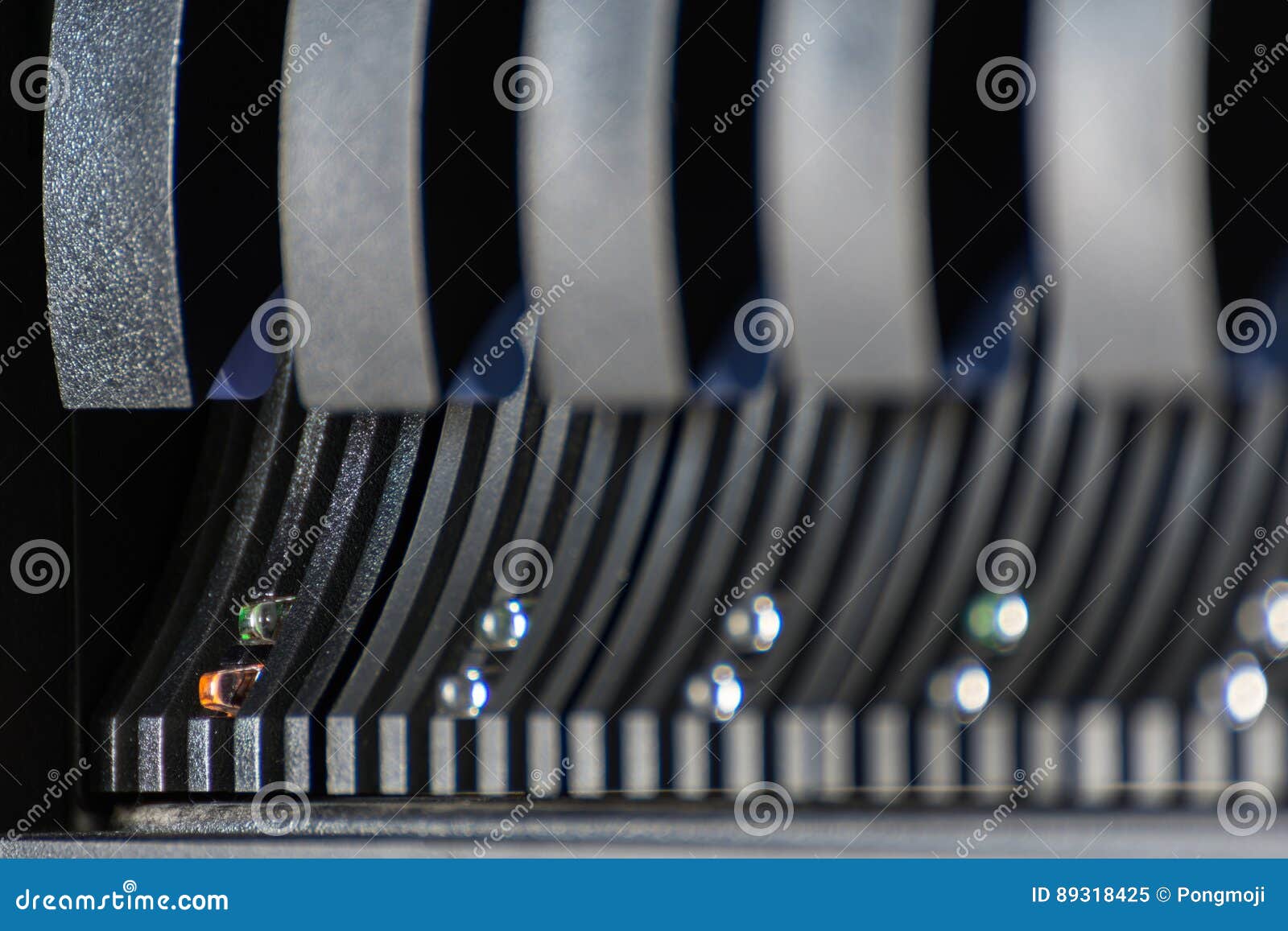 Computer Server Harddisk LED Error Alert Sign Stock Image - Image of ...