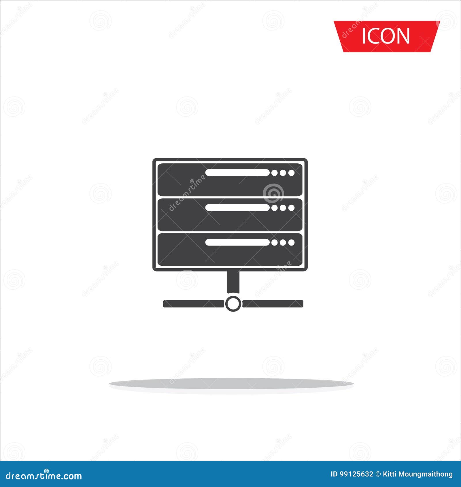 Computer Server Icon Server Symbols Stock Vector - Illustration of icon ...