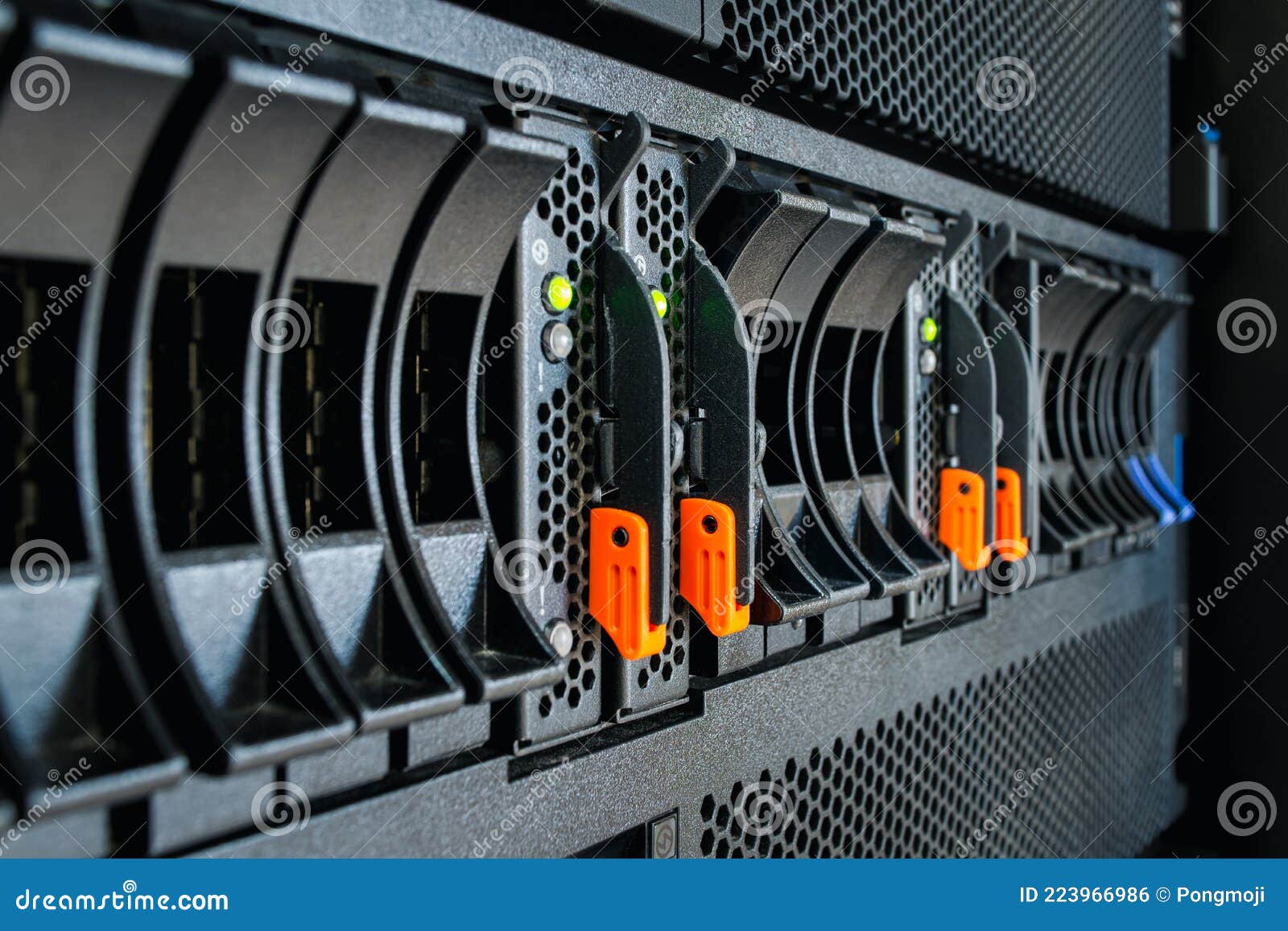 Computer Server Panel and Harddisk Raid Storage Stock Photo - Image of ...