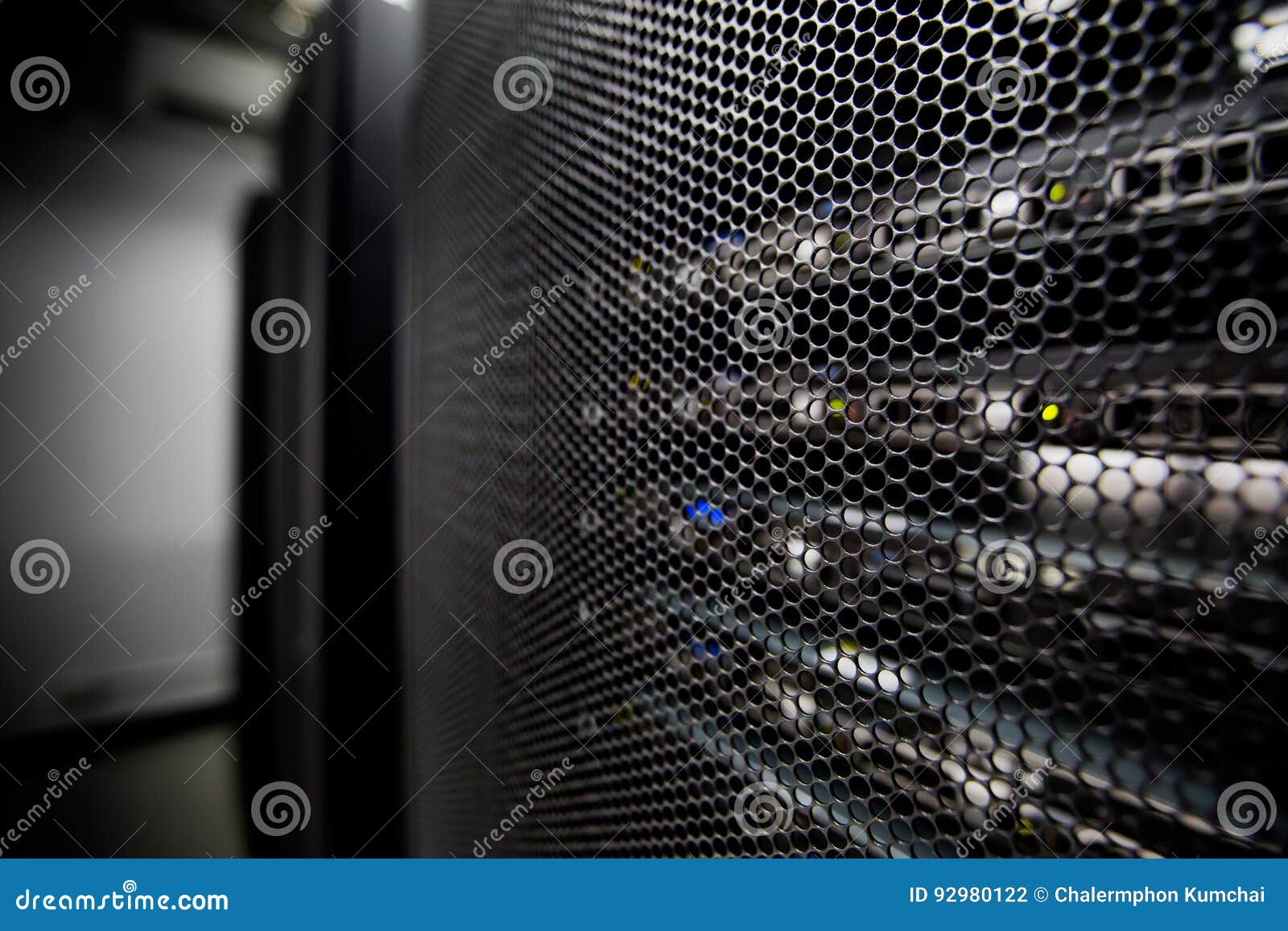 Server Rack. Detail Of Servers Rack In A Server Room Royalty-Free Stock ...