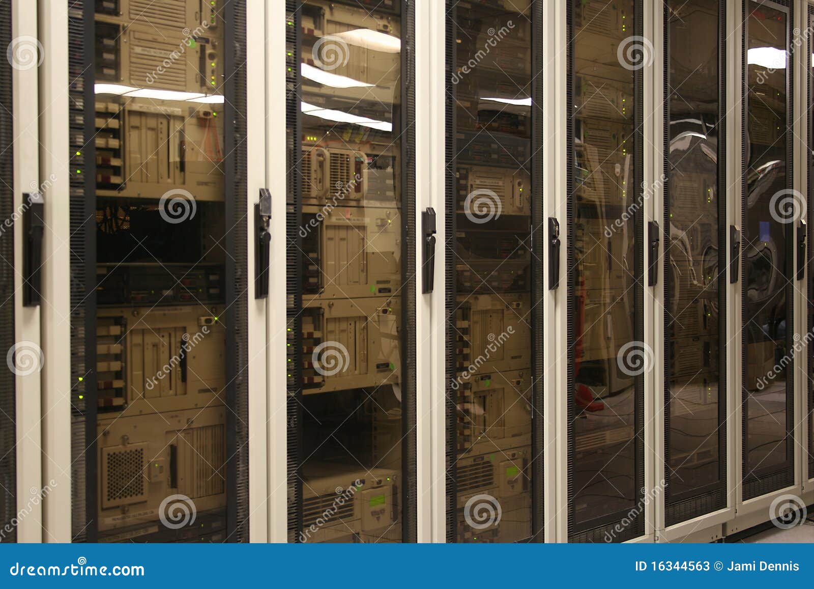 Computer Server Room stock image. Image of cabinets, computer - 16344563