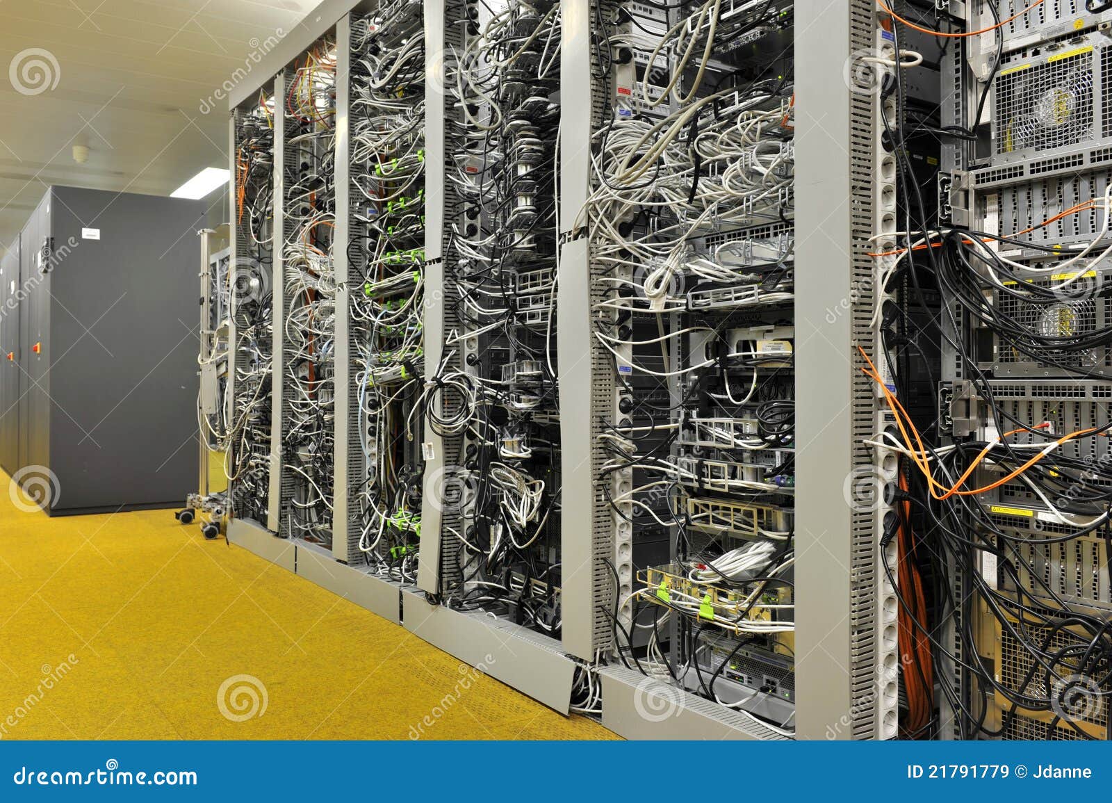 Computer Servers stock image. Image of servers, tangled - 21791779