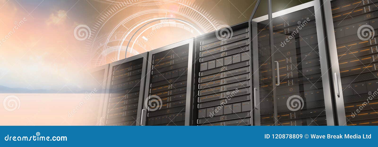 Computer Servers and Technology Information Interface Transition ...