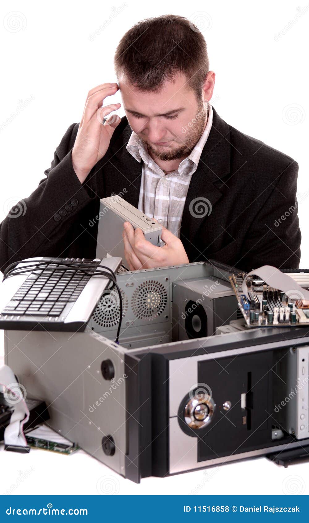 Computer service stock photo. Image of engineering, isolated - 11516858
