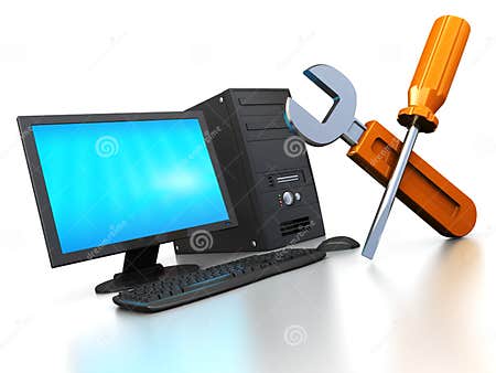 Computer service stock illustration. Illustration of copy - 15967534
