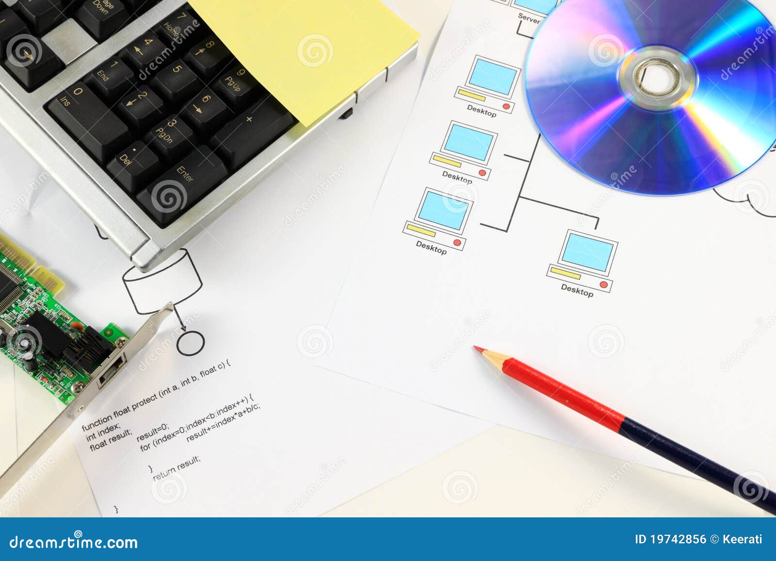 Computer service desktop stock photo. Image of paper - 19742856