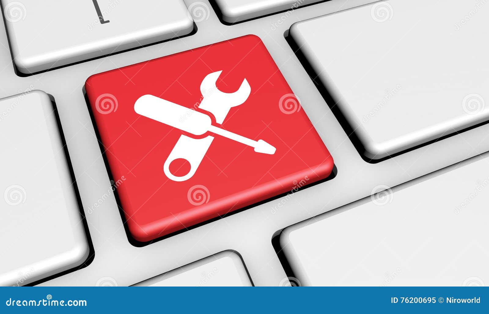Computer Service Work Tool Icon Stock Illustration - Illustration of ...