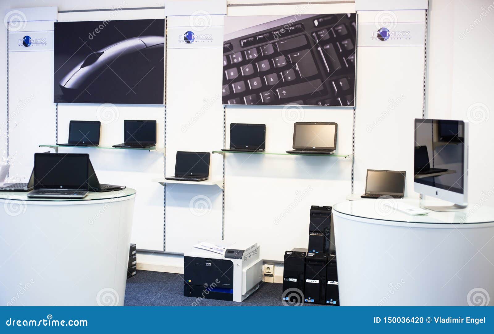 Computer Shop, Laptop, Concept Business Editorial Image - Image of ...