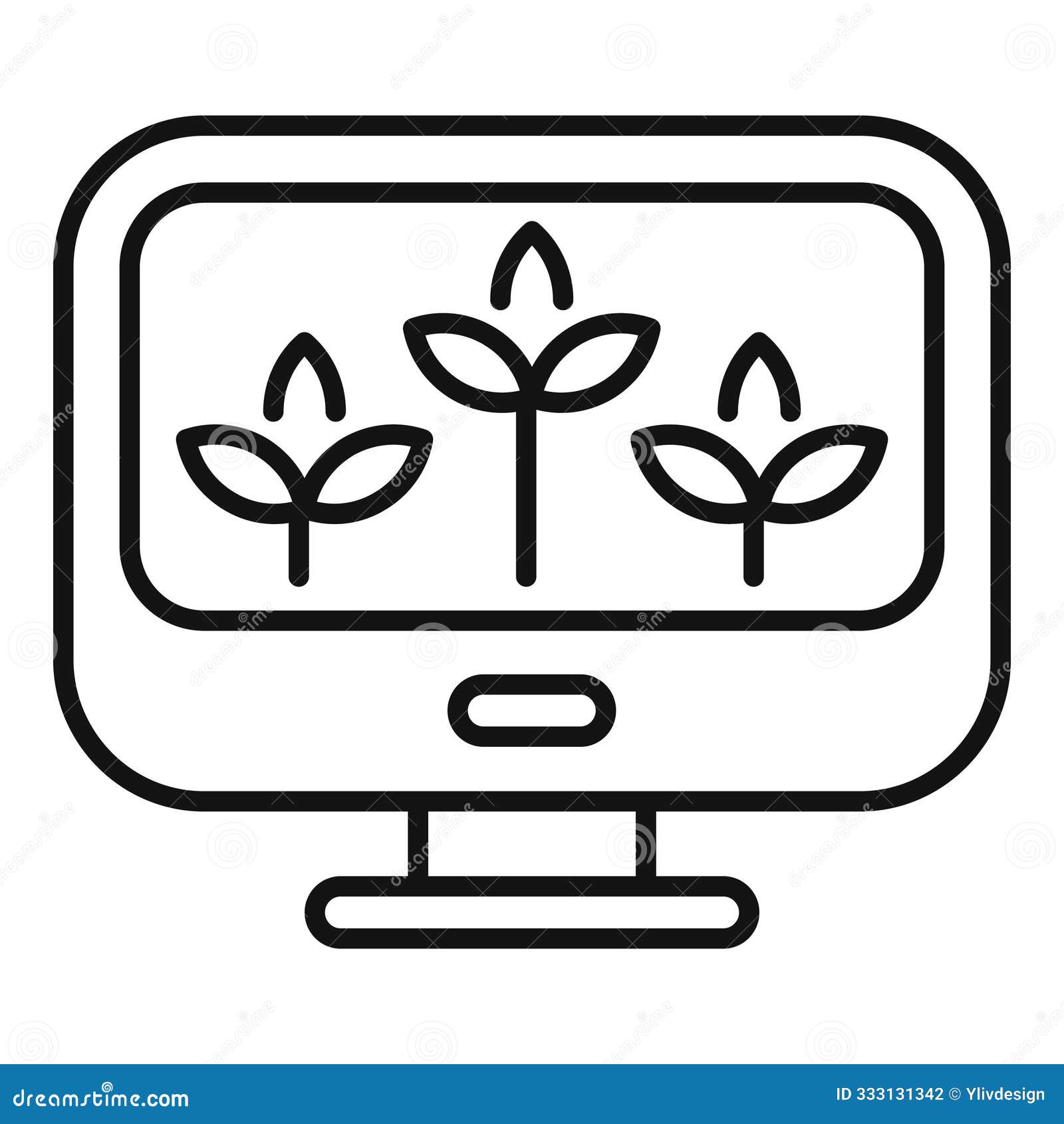 Online Farming Icon In Line Design. Online, Farming, Agriculture, Crops ...