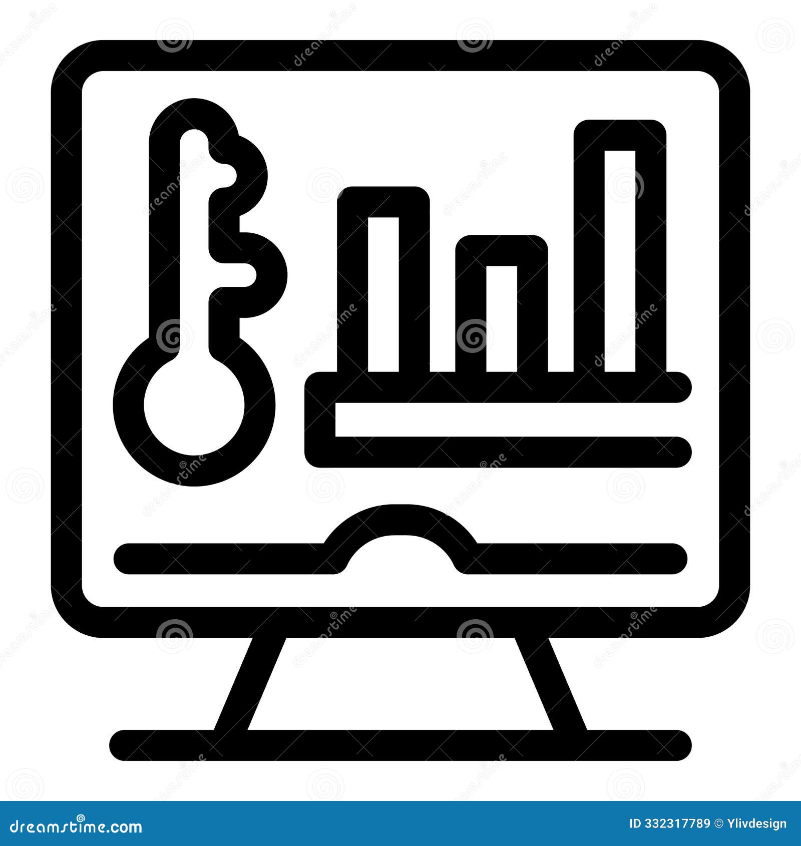 Computer Showing Key Performance Indicators and Business Analytics ...