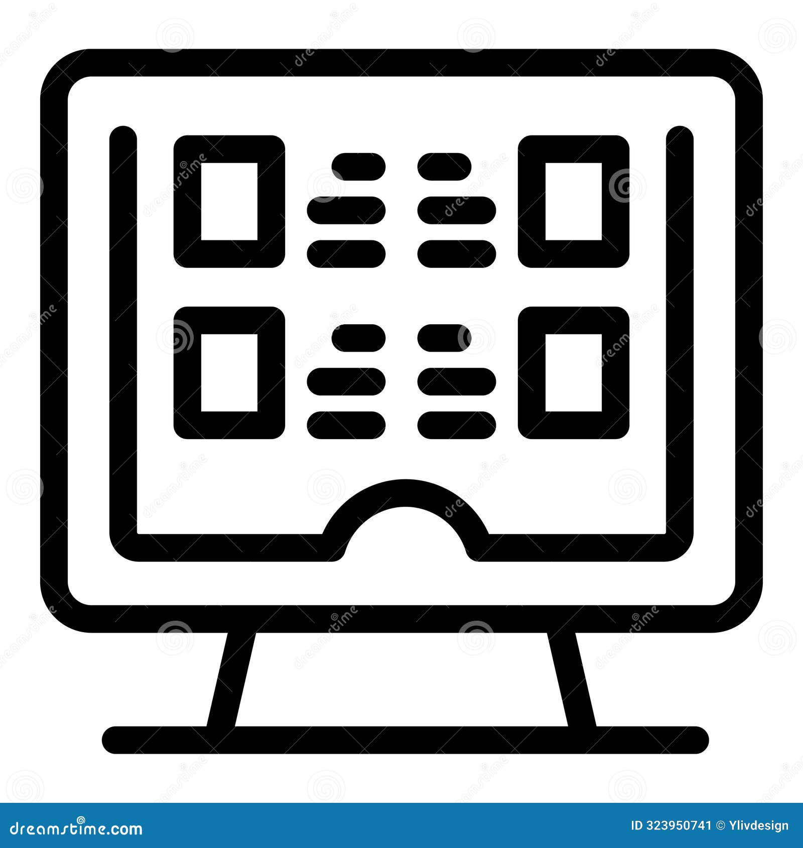 Computer Showing Scheduling App Interface for Organizing Working Time ...
