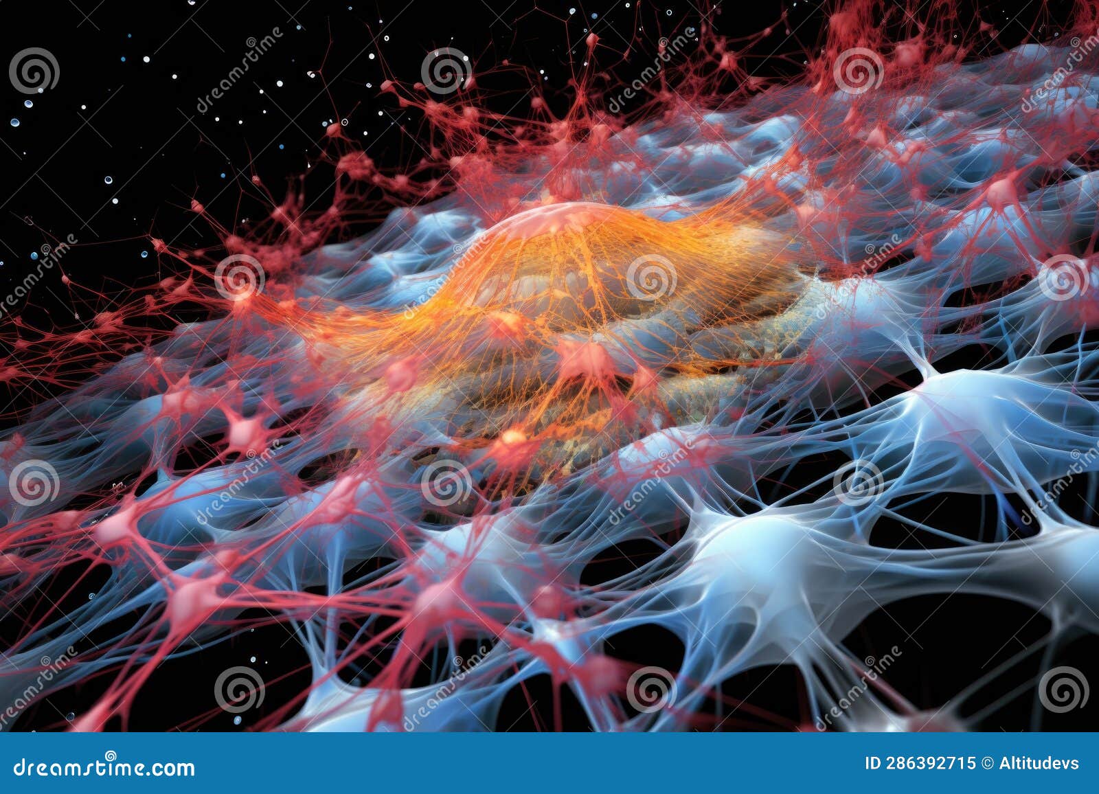 Computer Simulation of Nanoscale Structures in Research Stock Image ...