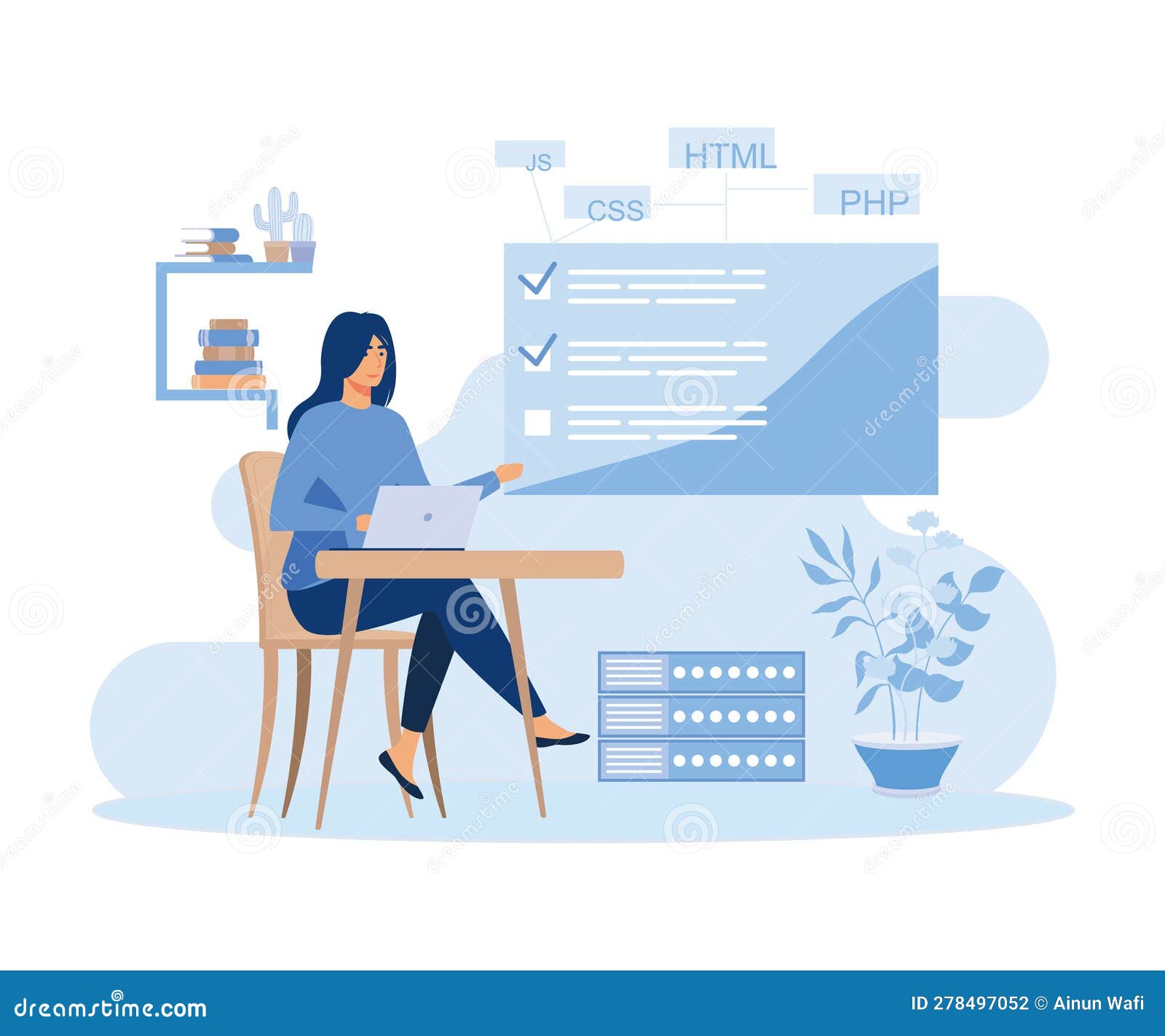 Computer Skills Requirement Abstract Concept Vector Illustration Set ...