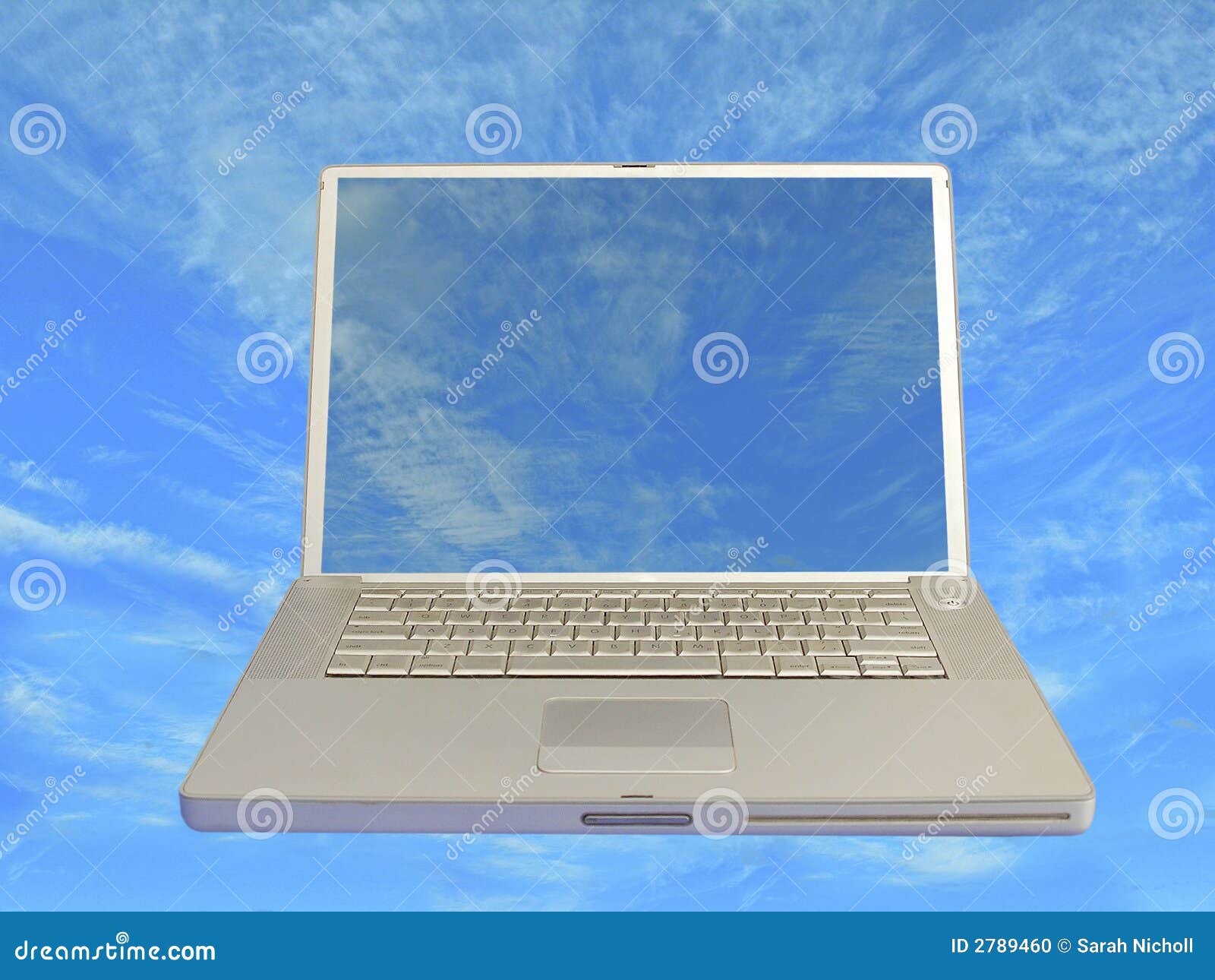 Computer in the sky 2 stock photo. Image of control, backup - 2789460