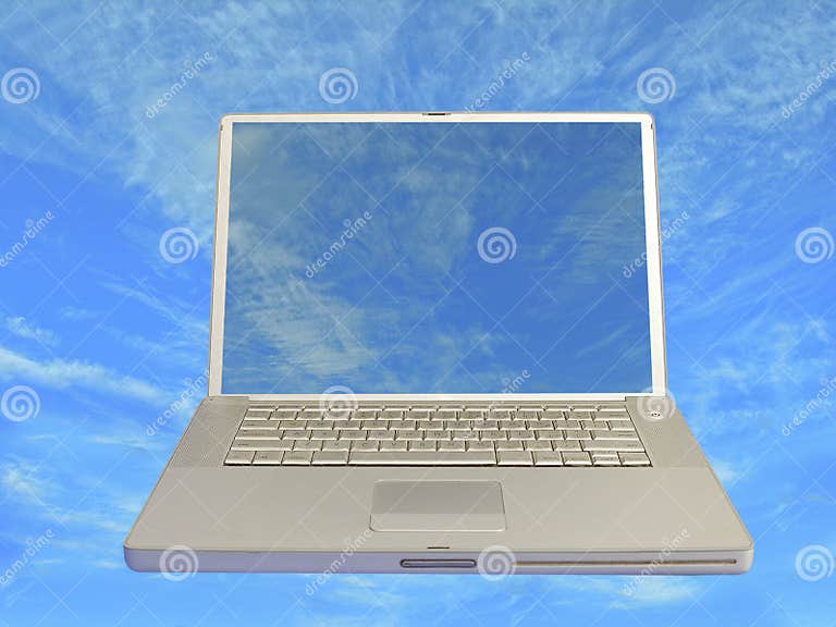 Computer in the sky 2 stock photo. Image of control, backup - 2789460