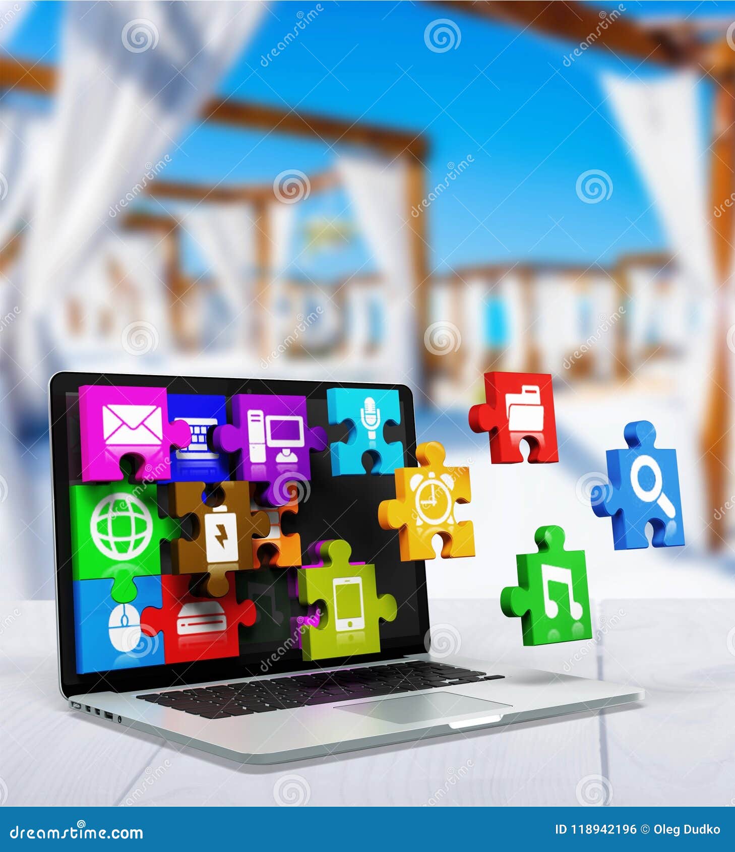 Computer software stock photo. Image of application - 118942196