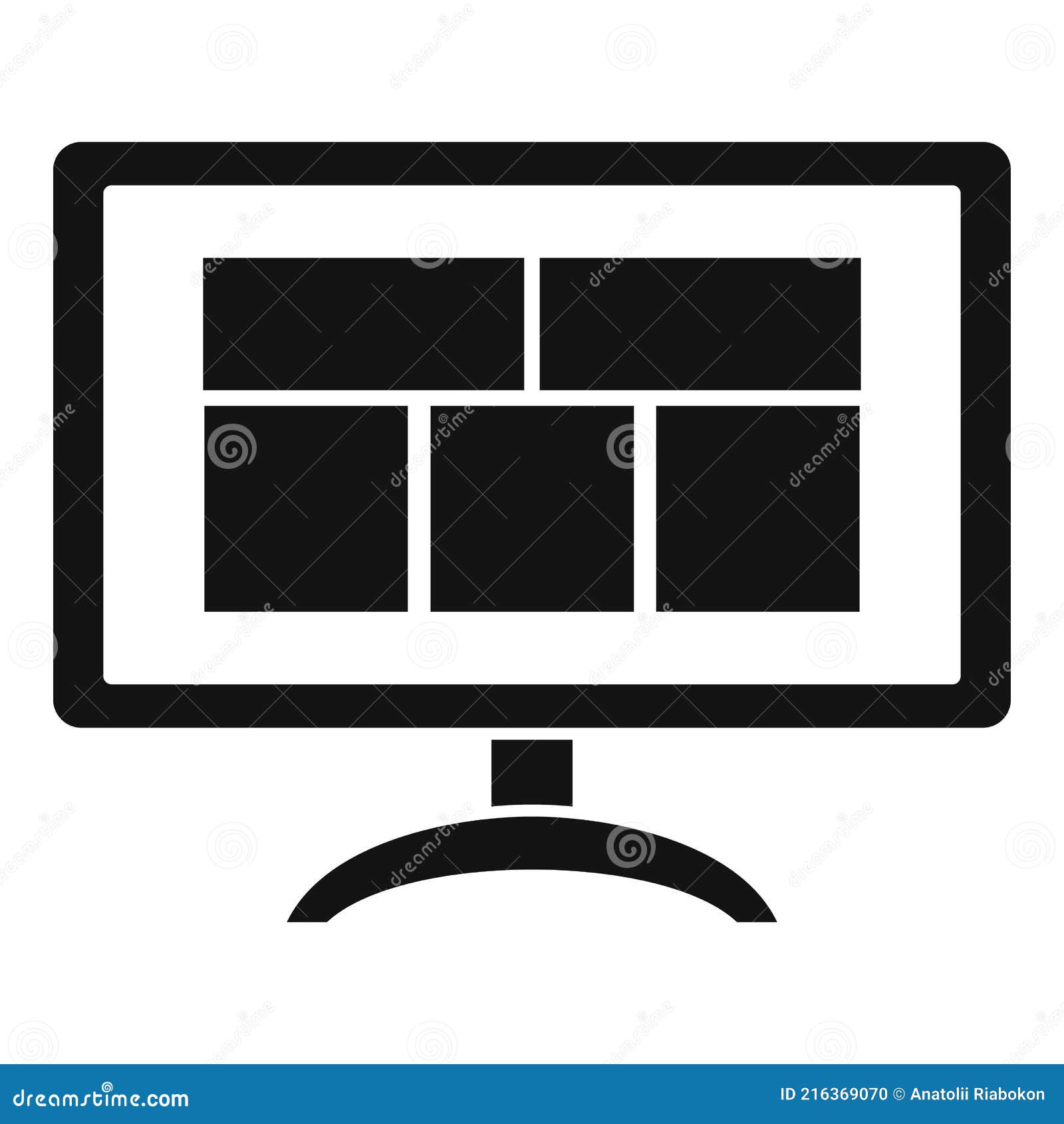 Computer Software Icon, Simple Style Stock Vector - Illustration of ...