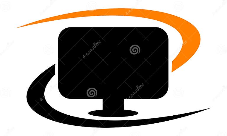 Computer Solution Logo Design Template Stock Vector - Illustration of ...