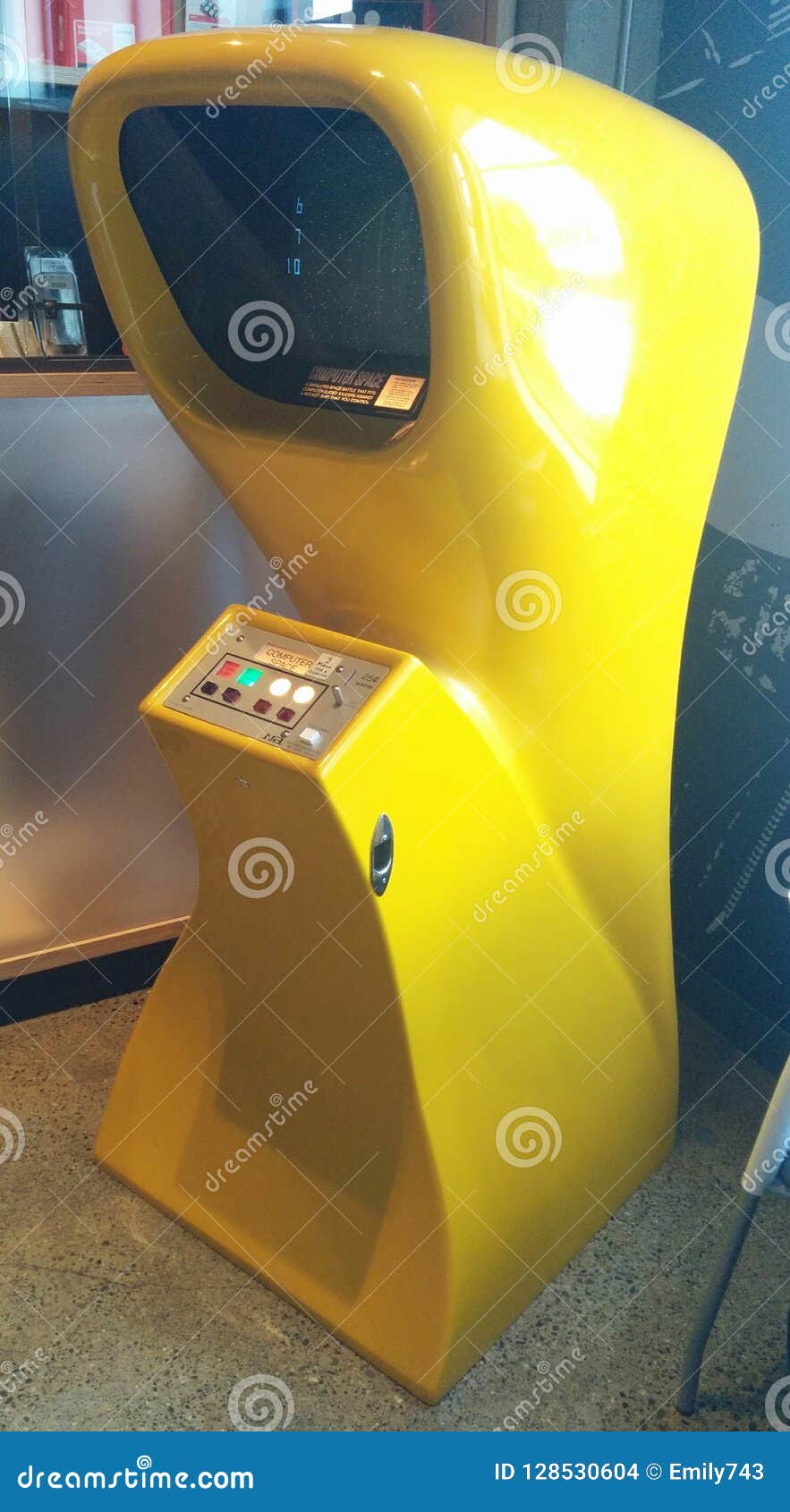 Computer Space - the First Arcade Game Ever Editorial Stock Image ...