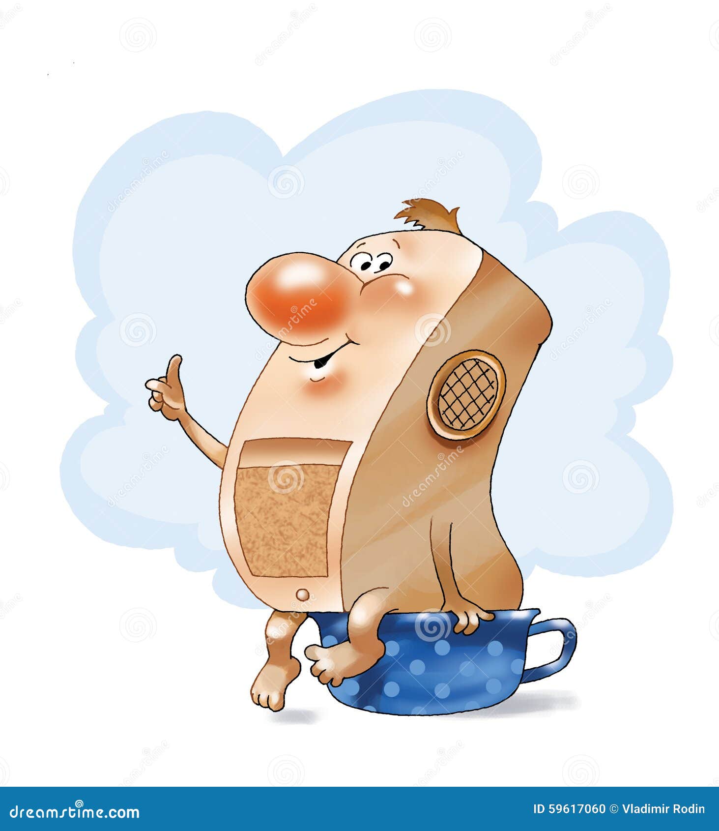 Computer Spam Virus Cartoon Antivirus Computer Fun Stock Illustration ...