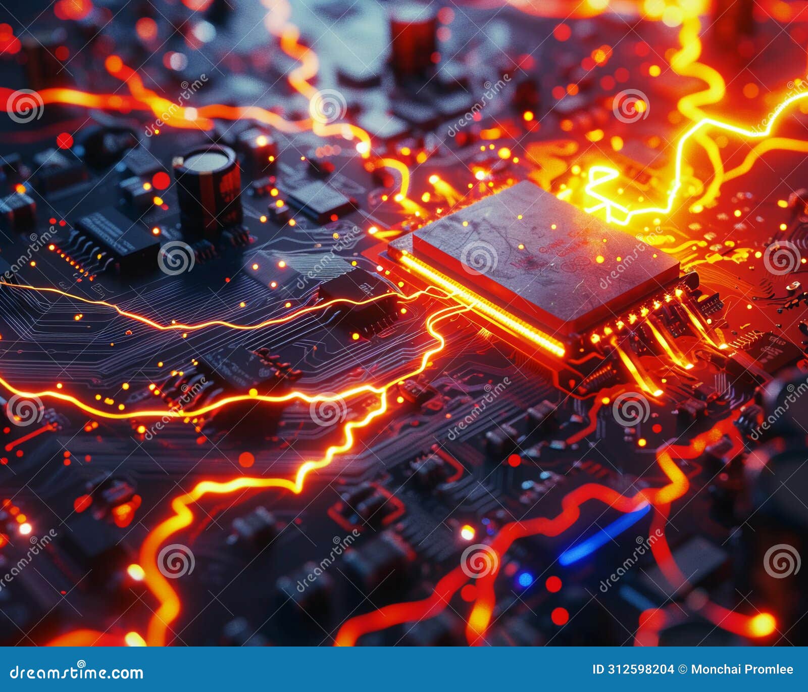 A Computer Sparks To Life, Its Speed Akin To a Bolt, Power Rivaling ...