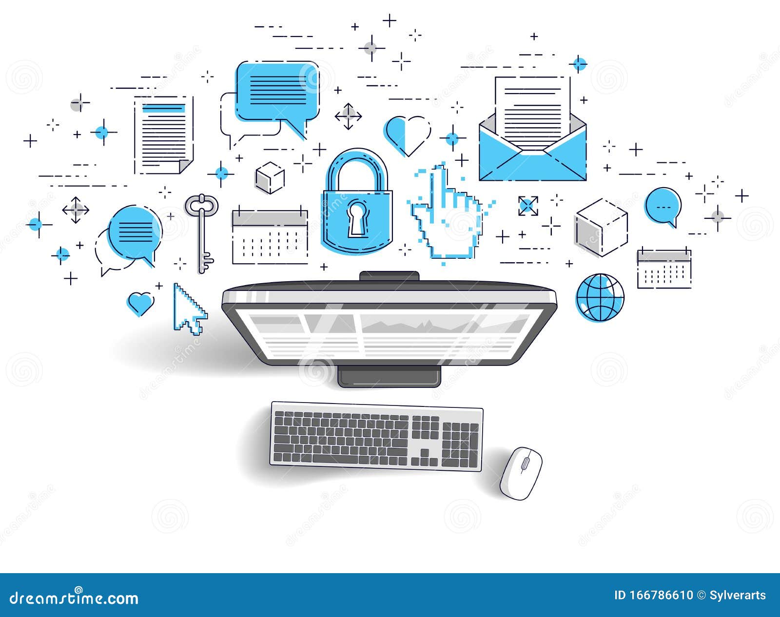 Statistics Infographics Steps With Numbers And Arrows In Gray ...