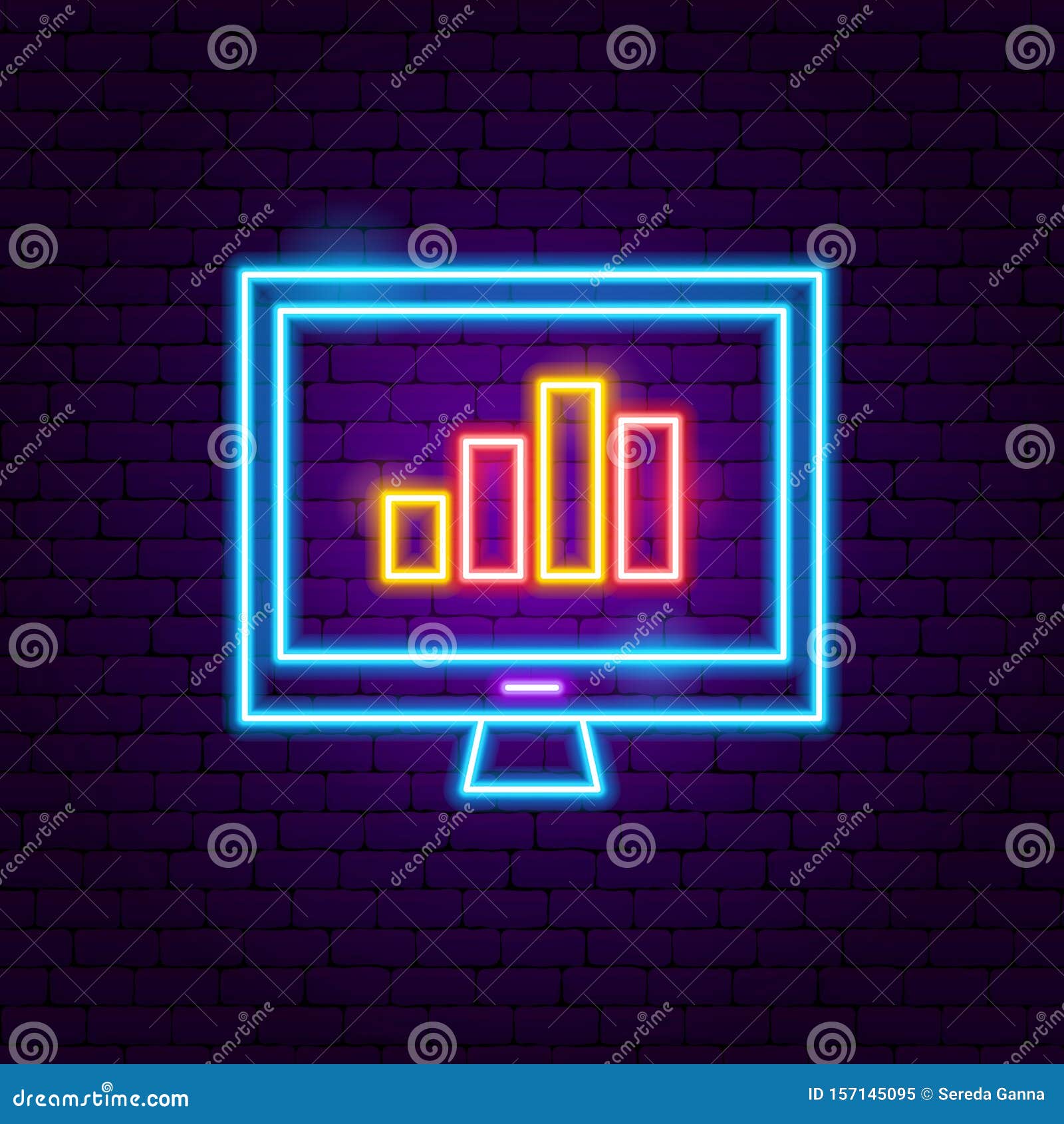 IT Computer Statistics Vector With Laptop, Tablet And Smartphone ...